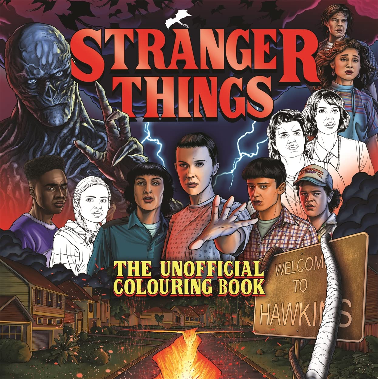 Stranger Things: The Unofficial Colouring Book : Igloo Books Ltd ...