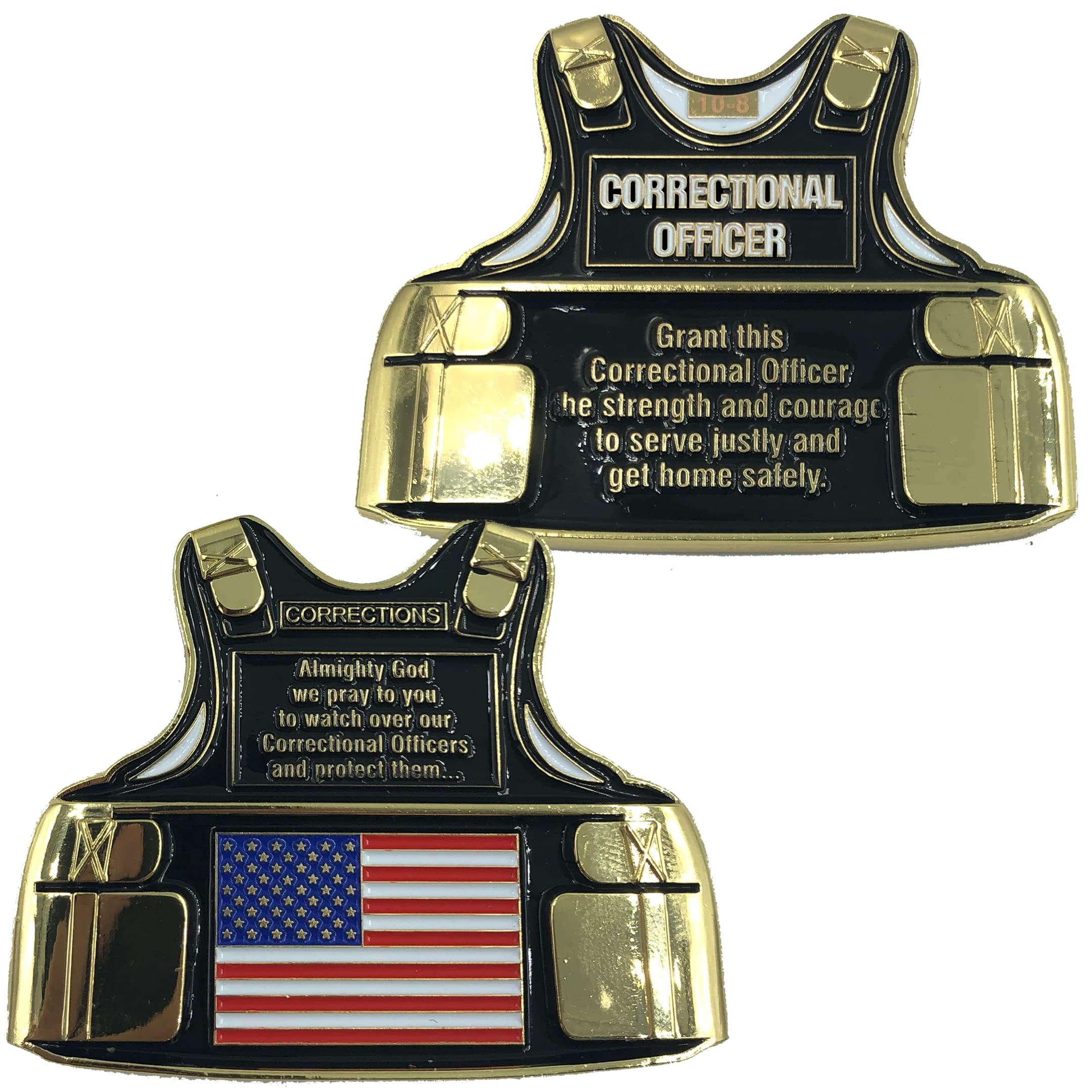 Amazon.com: LEO Challenge Coins Correctional Officer Thin Gray Line ...