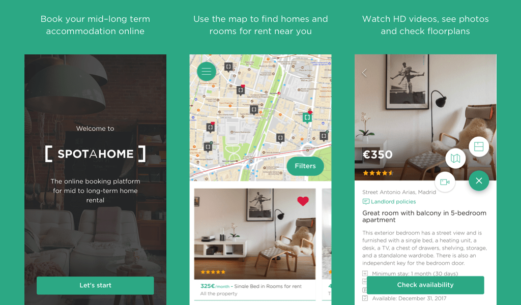 Spotahome: Apartments & rooms for rent - App on Amazon Appstore