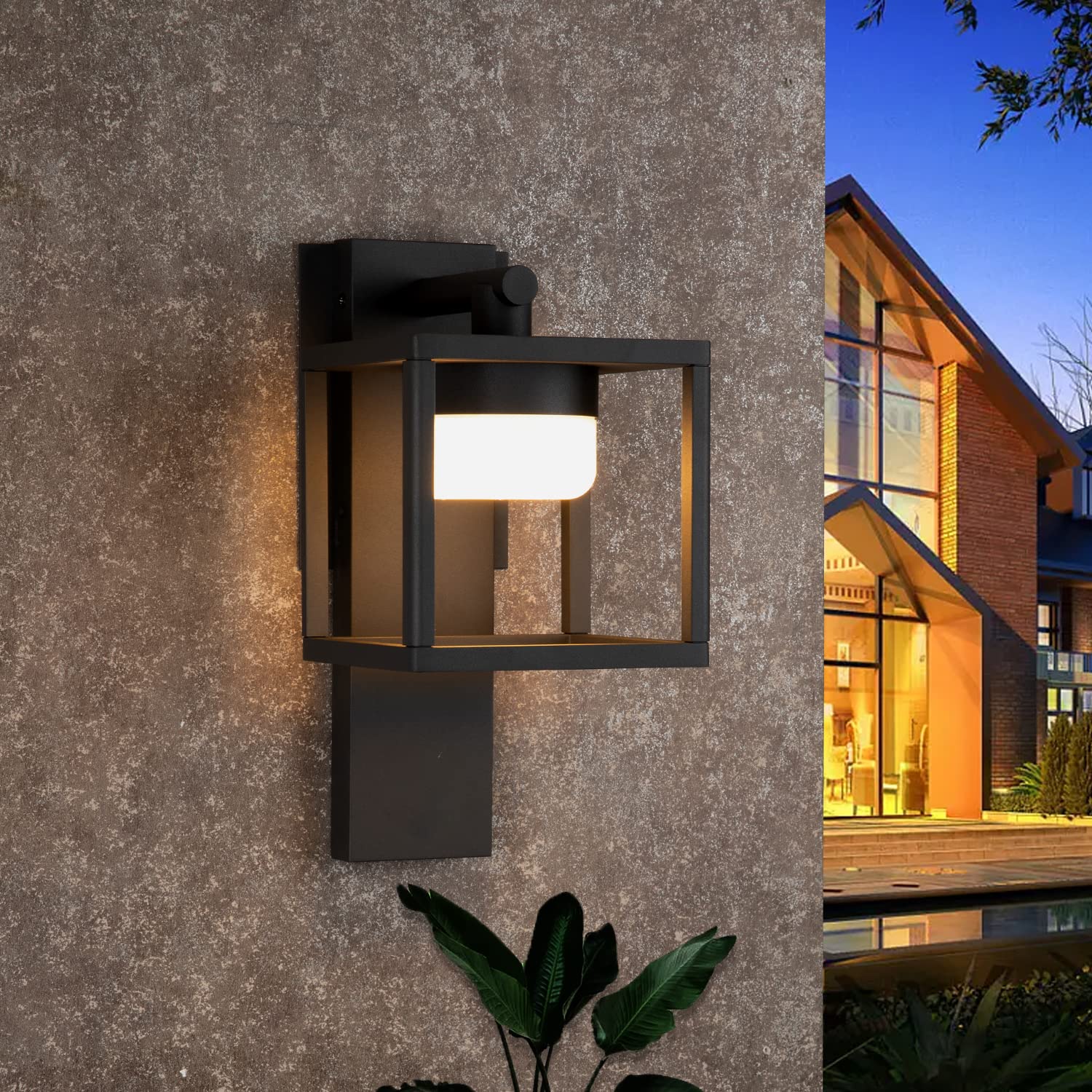 Square House Exterior Light Fixture Tewei LED Square Up And Down