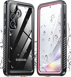 Amazon.com: ANTSHARE for Samsung Galaxy S25 Case Waterproof, [IP68 Underwater] Built-in Screen ...