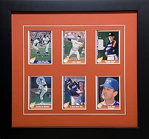 Amazon.com: Trading Card Frame for 6 Standard Trading Cards Black Frame ...