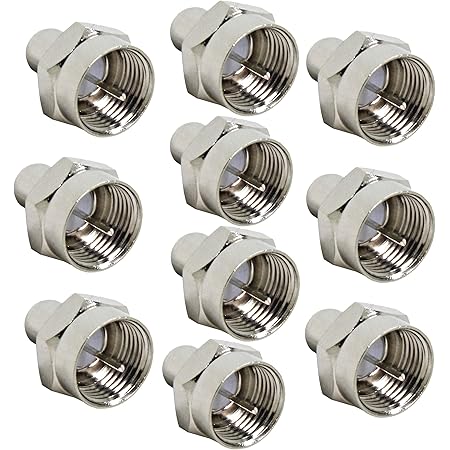 Amazon.com: THE CIMPLE CO Coaxial F Type 75 Ohm Terminator - 10 Pack ...
