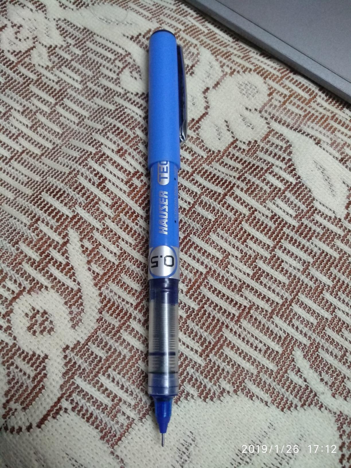 Hauser Tech 5 Liquid ink Blue Pen Pack of - 8 : Amazon.in: Office Products