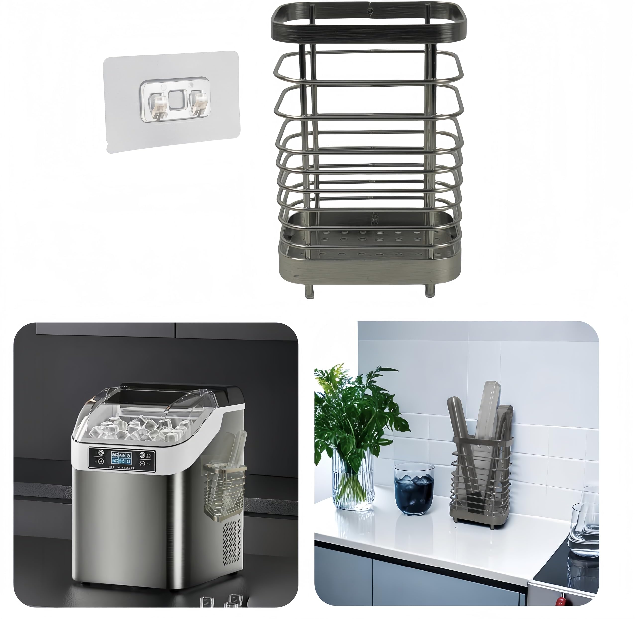 Amazon.com: JBscoop Stainless Steel Ice Scoop 8 OZ, Metal Ice Scooper ...