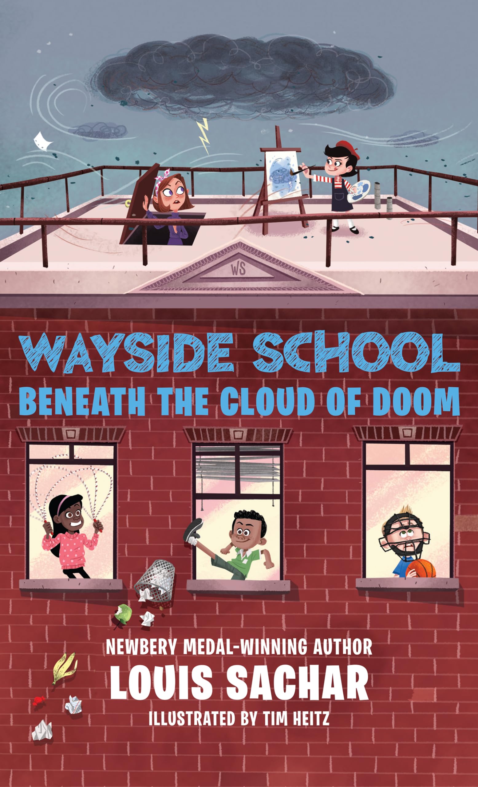 Amazon.com: Wayside School Beneath the Cloud of Doom (Wayside School (4)): 9781432881290: Sachar ...