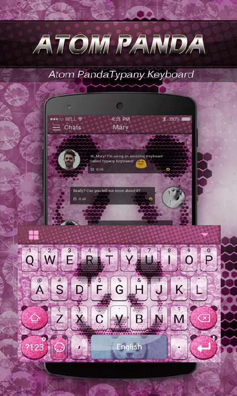 Atom Panda Theme&Emoji Keyboard - App on Amazon Appstore
