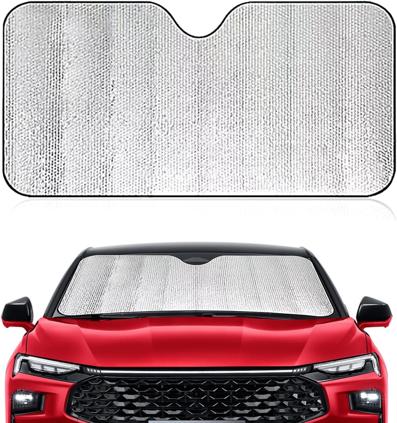 Amazon.com: gunroil 1 Pack Car Windshield Protector, Double Layer ...