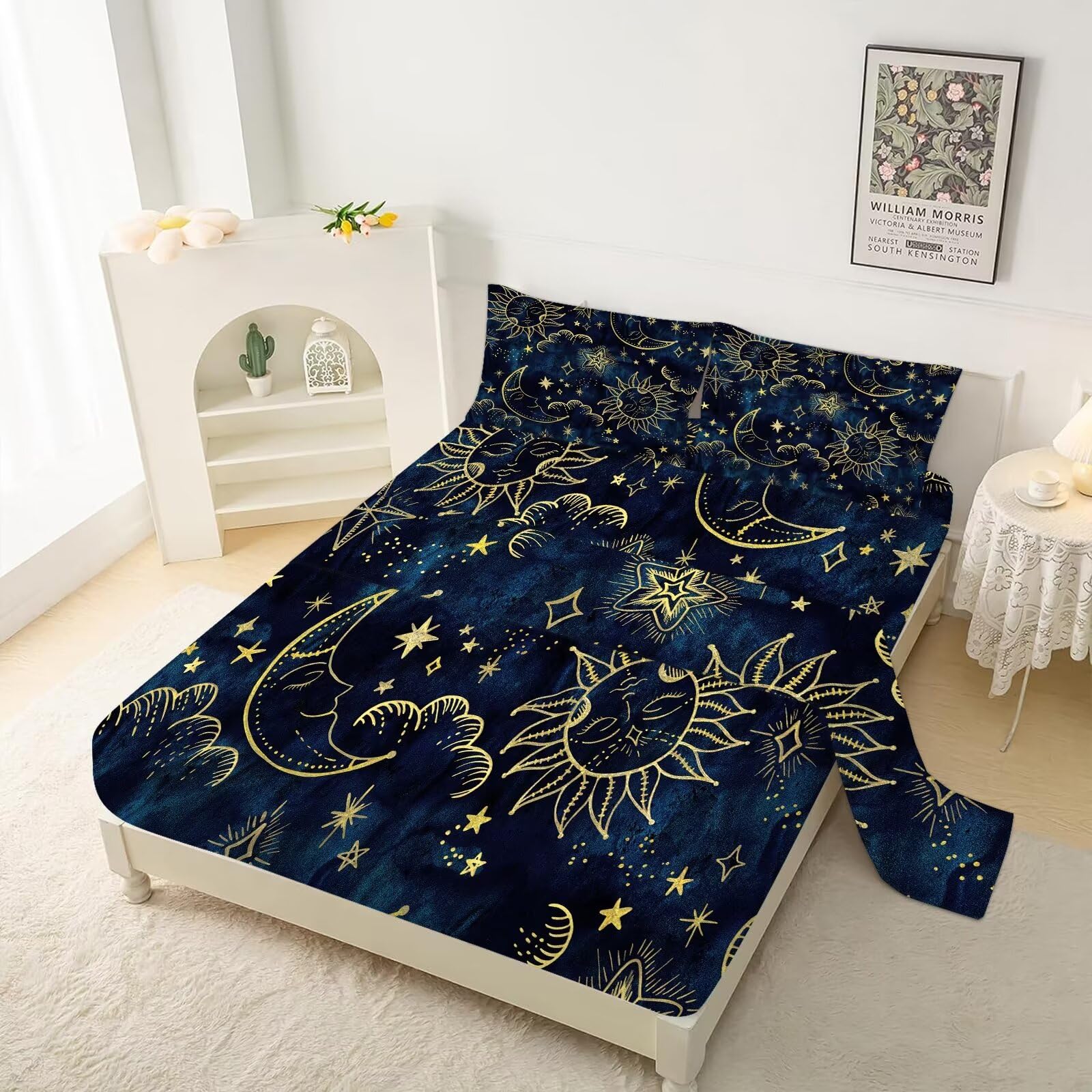 Moon Sheet Sets Amazon.com: Castle Fairy Sun And Moon Bed Sheet Set