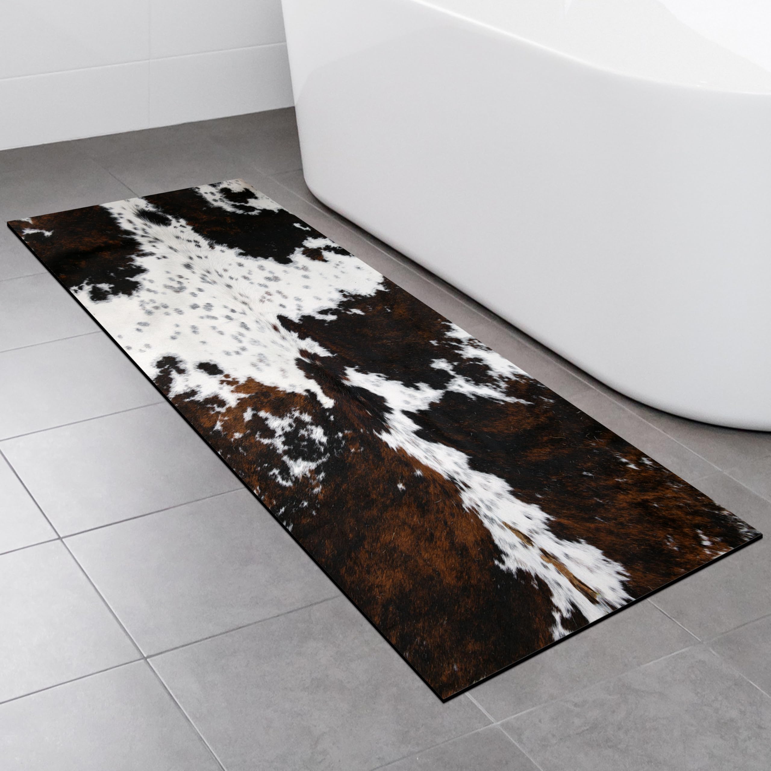 Amazon.com: MUGINYU Western Cowhide Runner Rug 2x6 for Bathroom Home ...