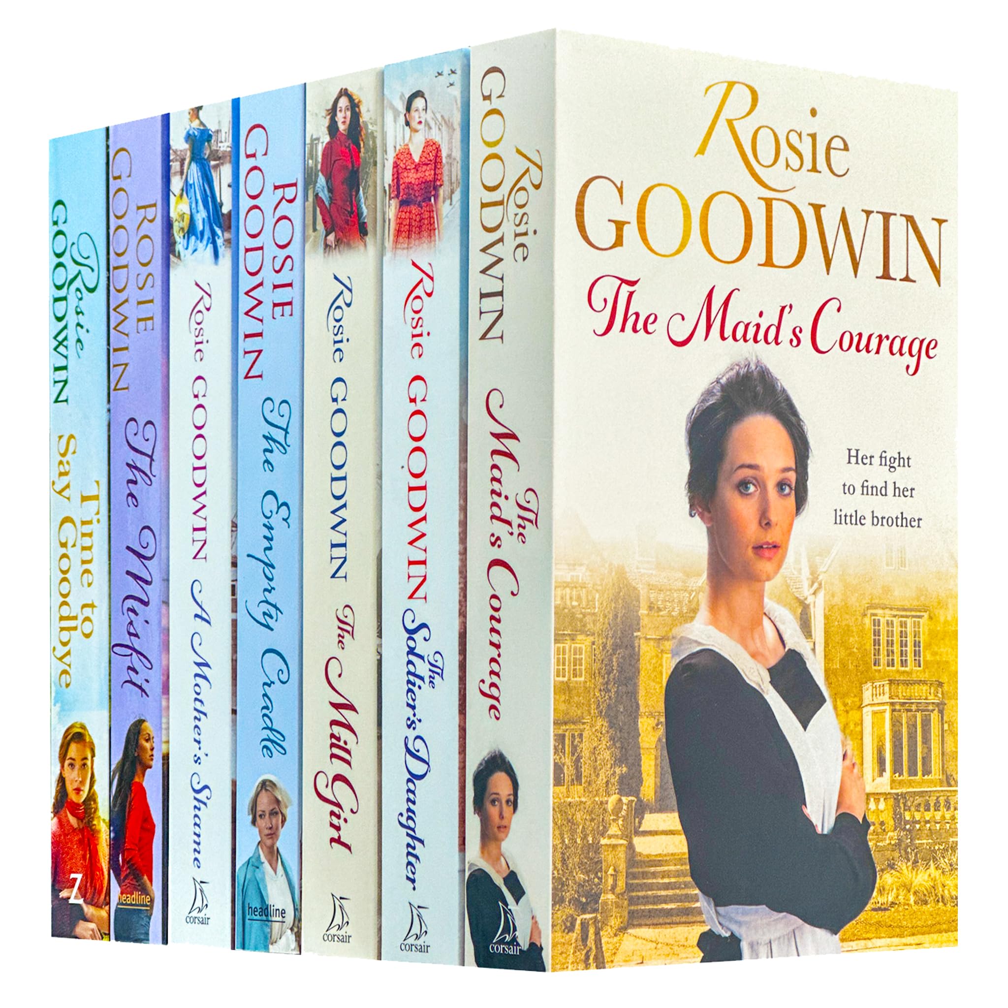 Rosie Goodwin 7 Books Collection Set (Time to Say Goodbye, The Misfit ...