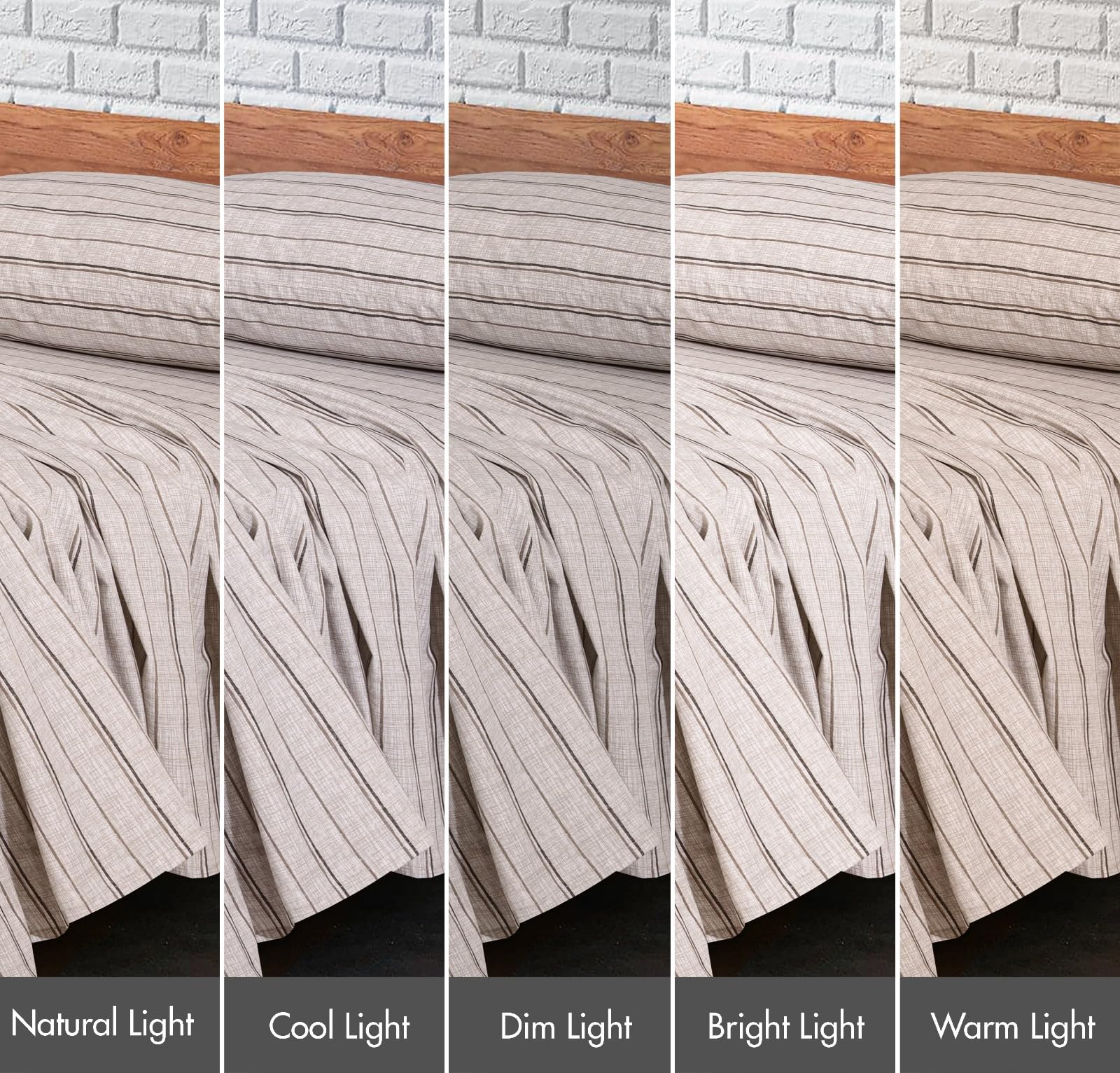 Snapklik.com : RUVANTI 100% Cotton Sheets Split King Size Percale ...