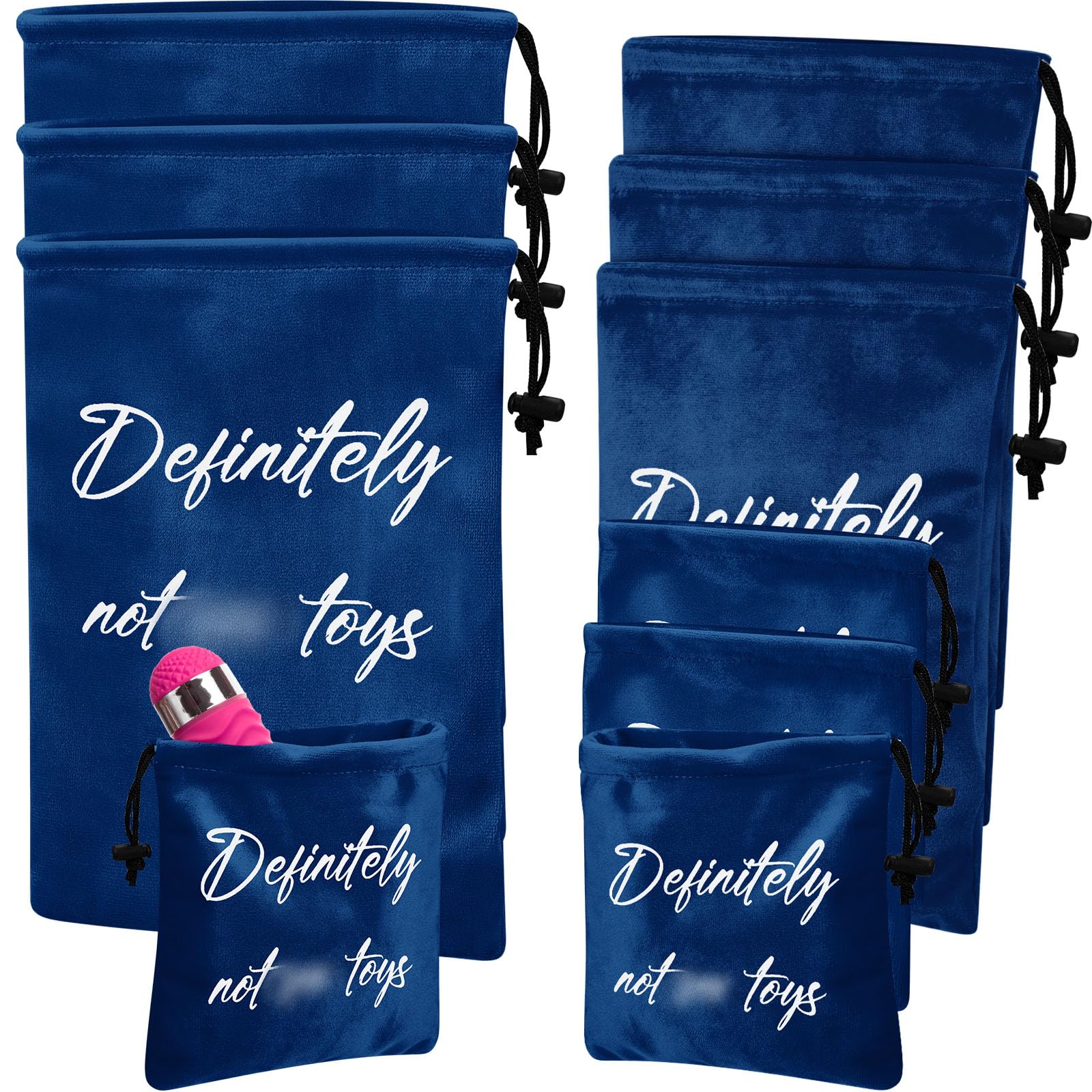 Amazon.com: Amylove 9 Pcs Adult Game Toy Storage Bags Drawstring Funny ...
