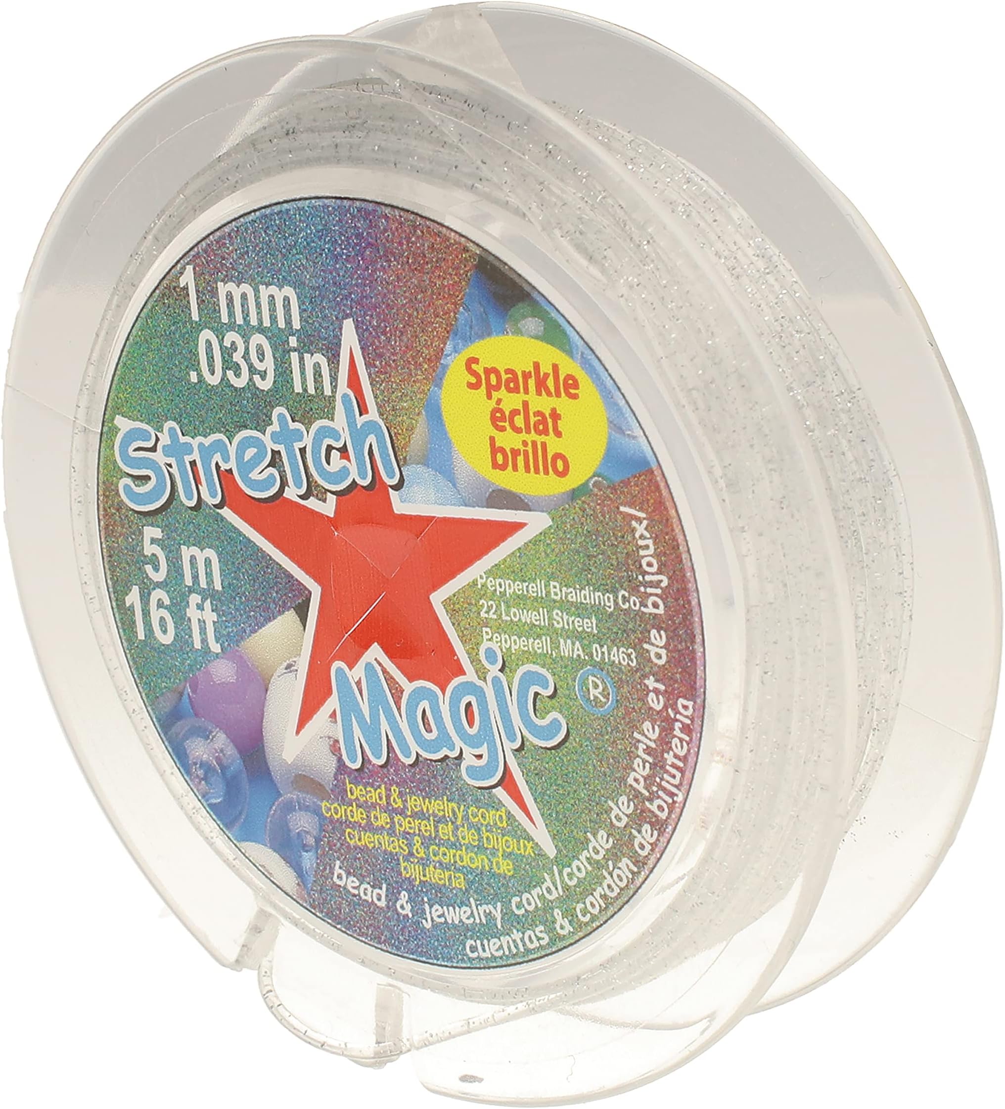 Amazon.com: Toner Plastics Clear Stretch Cord, 1