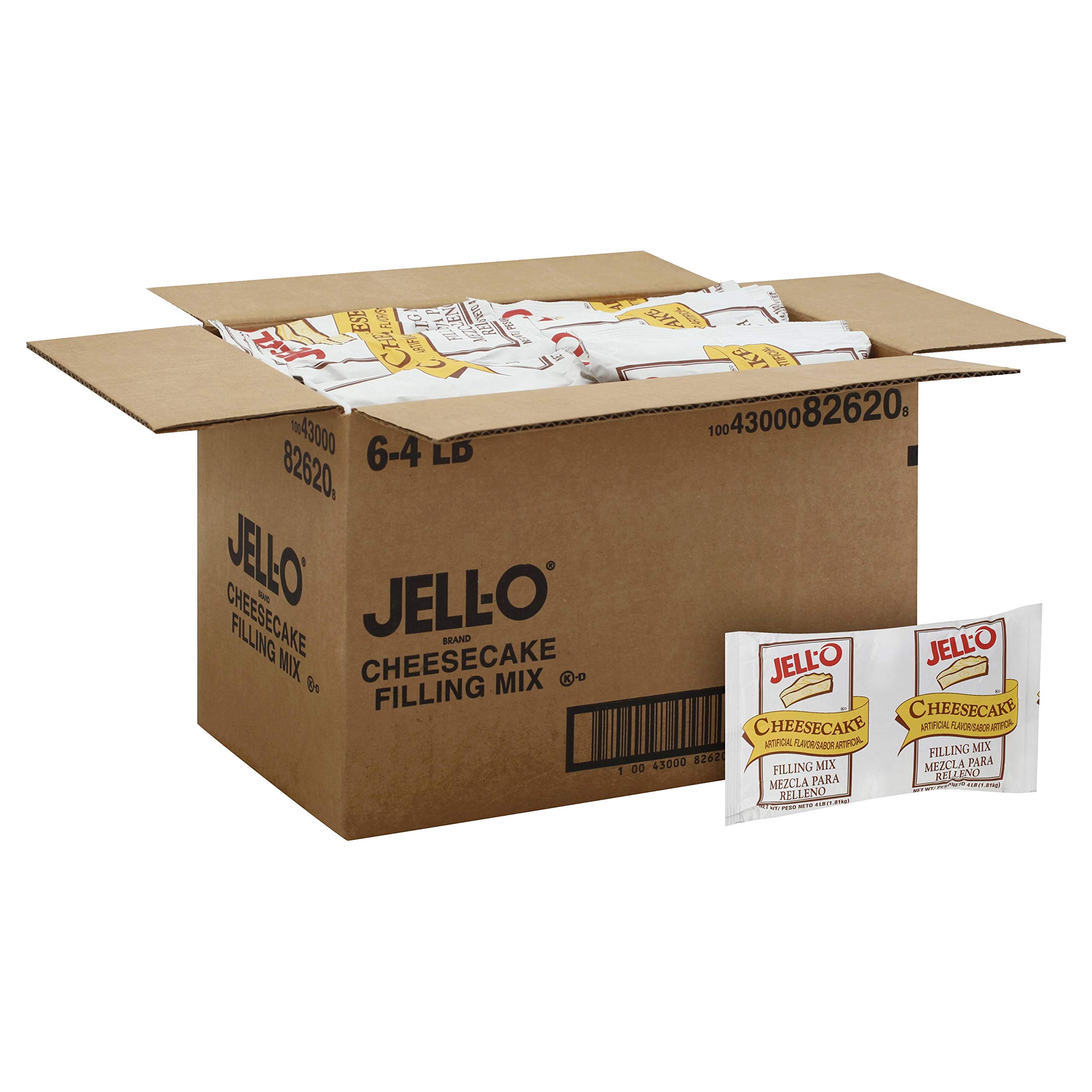 Amazon.com : Mix Jello Cheesecake 6 Case 4 Pound : Frozen Desserts And ...