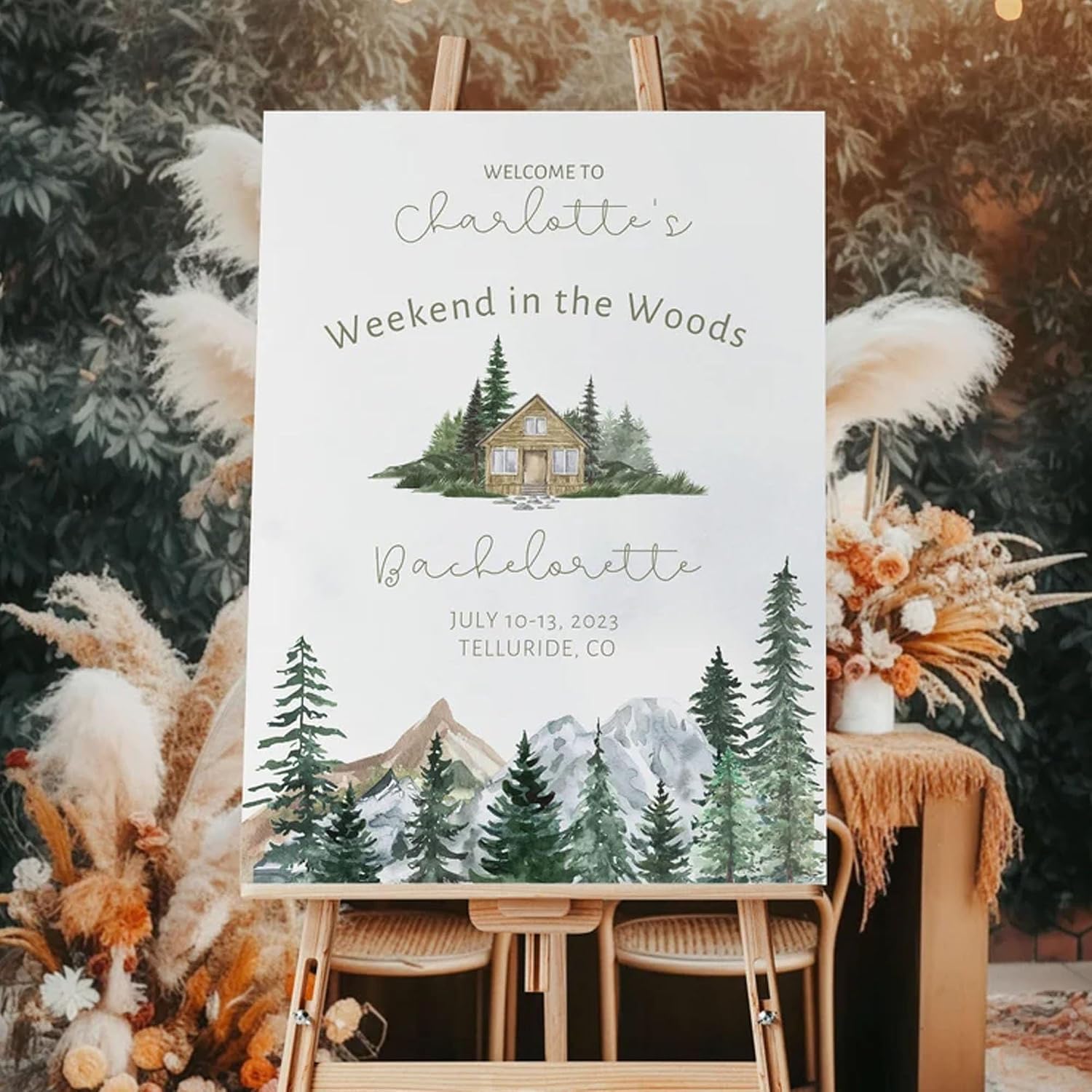 Amazon.com: Bachelorette Party Welcome Sign Template - Weekend in the ...