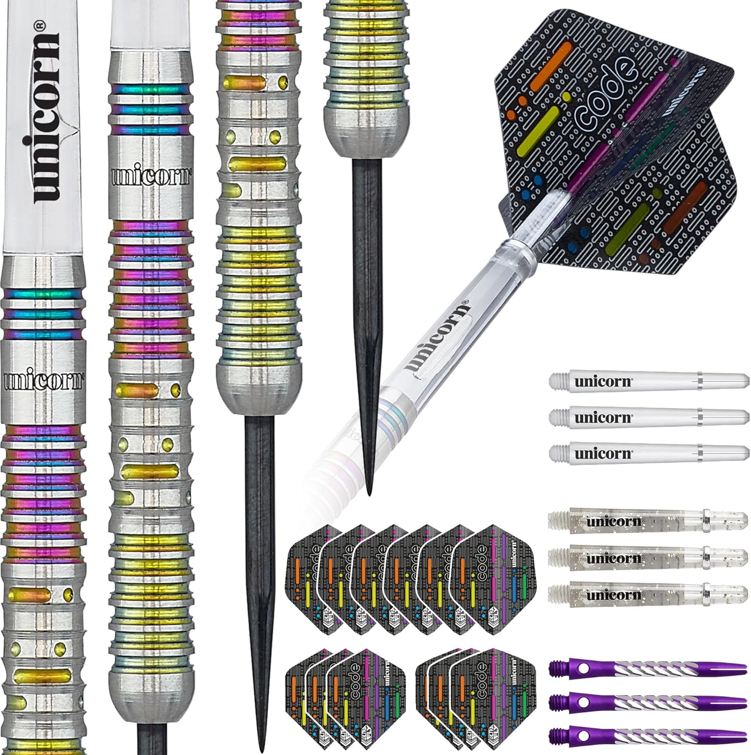UNICORN Steel Tip Darts Set | DNA Professional Players Surname Morse ...