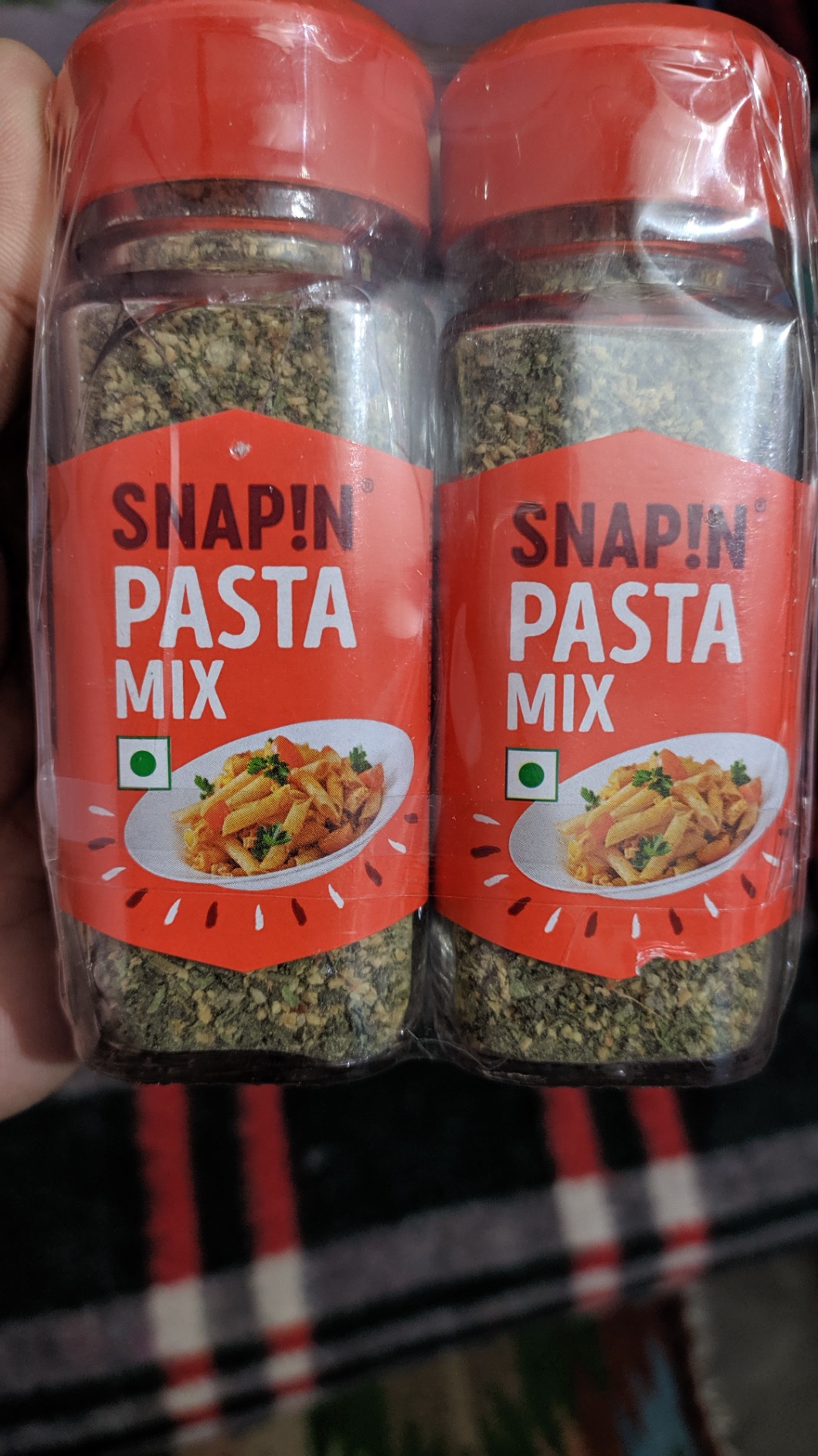 Snapin Pasta Mix (Bottle, Pack of 2, 50g) : Amazon.in: Grocery ...