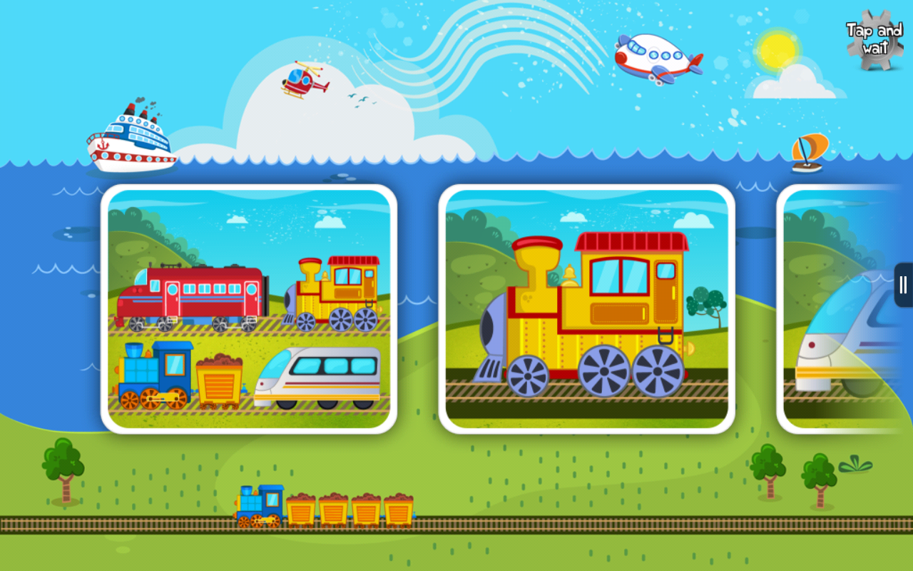 Trains, Planes & Sea Vehicles - Puzzle for Toddlers - App on the Amazon ...