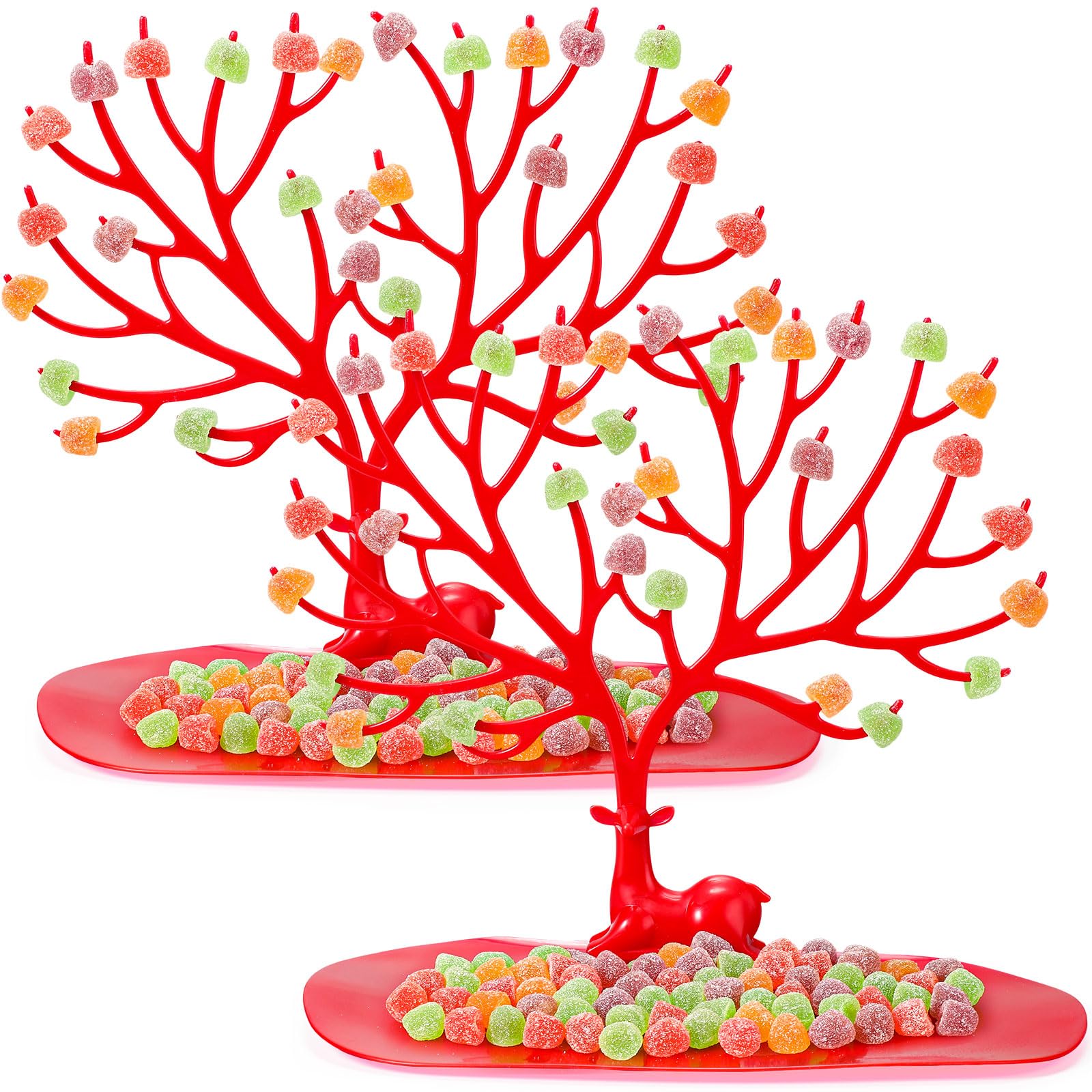 Amazon.com: Soaoo 2 Pcs Festive Gumdrop Tree Christmas Centerpieces for ...