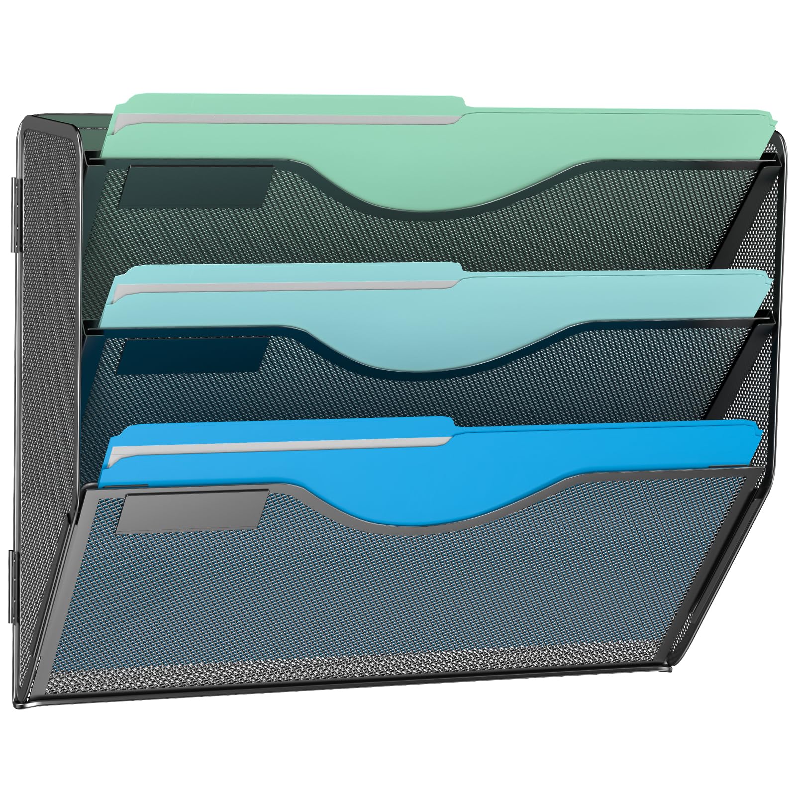 Amazon.com : Gawerk 3 Tier Hanging Wall File Organizer, Mesh Mail Paper ...