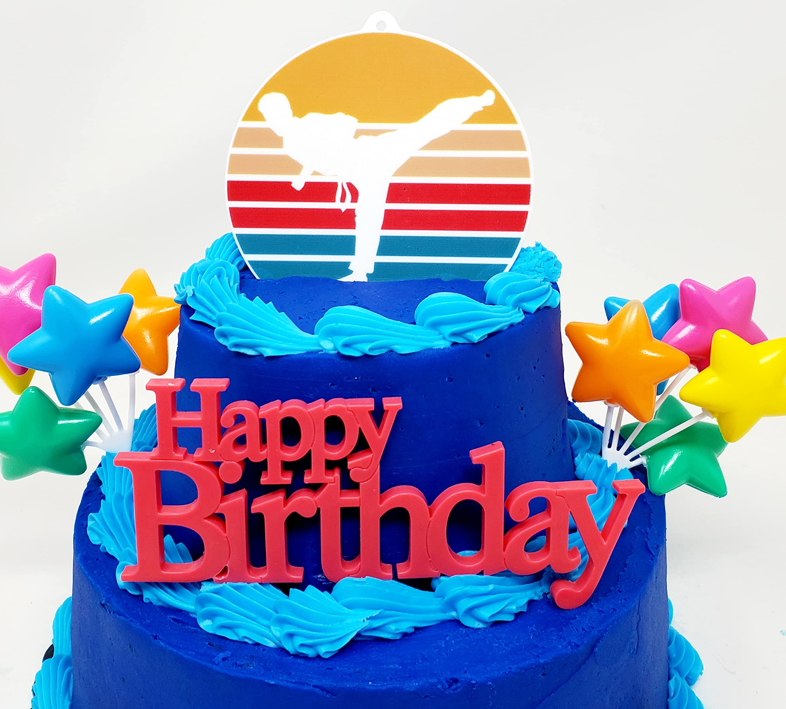 Martial Arts Birthday Cake Big Dot Of Happiness Karate Master Cupcake