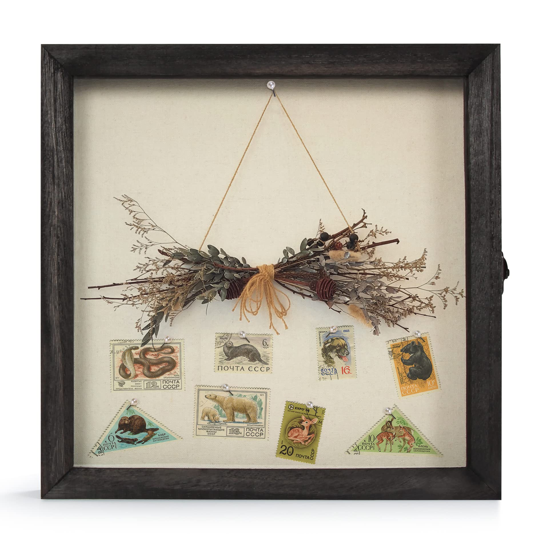 Amazon.com - TJ.MOREE Flowers Shadow Box Display Case Large Shadow Box ...