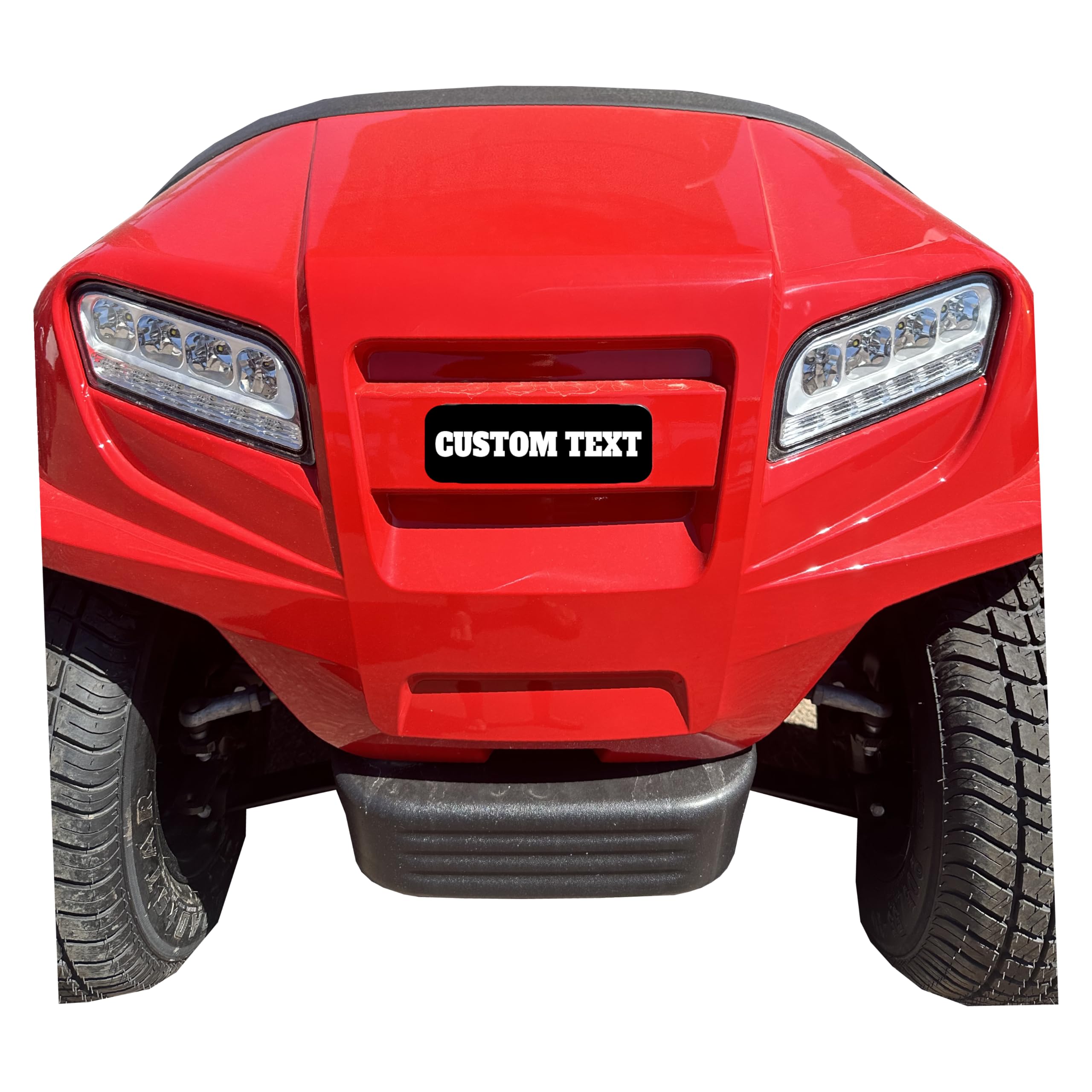 Amazon.com: Custom Text Black Background Club Car Onward Golf Cart ...