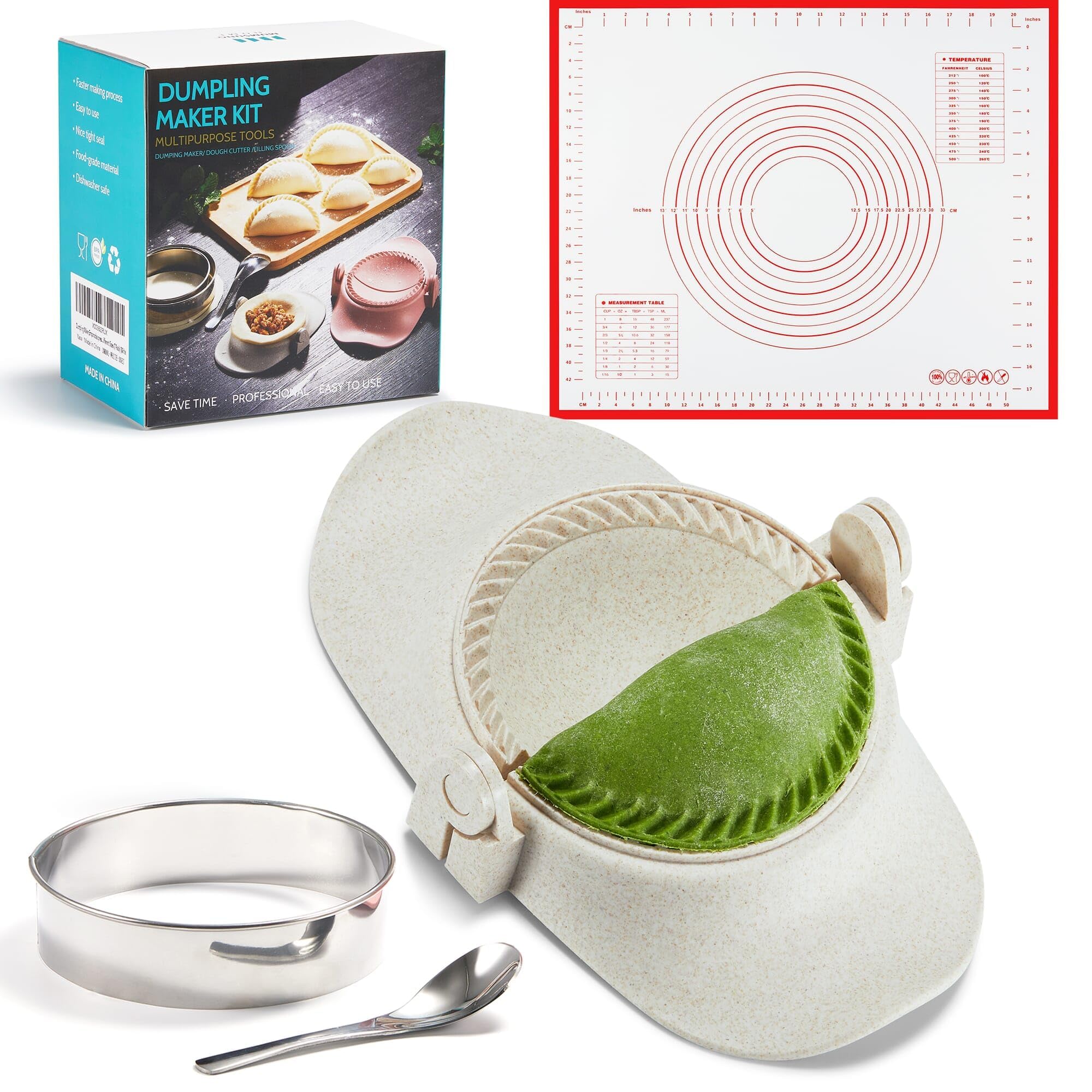 Amazon.com: MUMSUNG Empanada Maker Press, 5 Inch Extra Large Dumpling ...