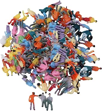 Amazon.co.jp: Mxfans 1:200 Scale Multi Color Figures Miniature Figure ...