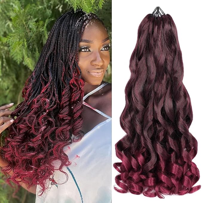 Amazon.com : French Curl Braiding Hair Pre Stretched 22 Inch Bouncy ...