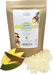 Techspa Mango Paraffin Wax With Essential Oils Skin Therapeutic Treatment for Hands and Feet 1kg ...