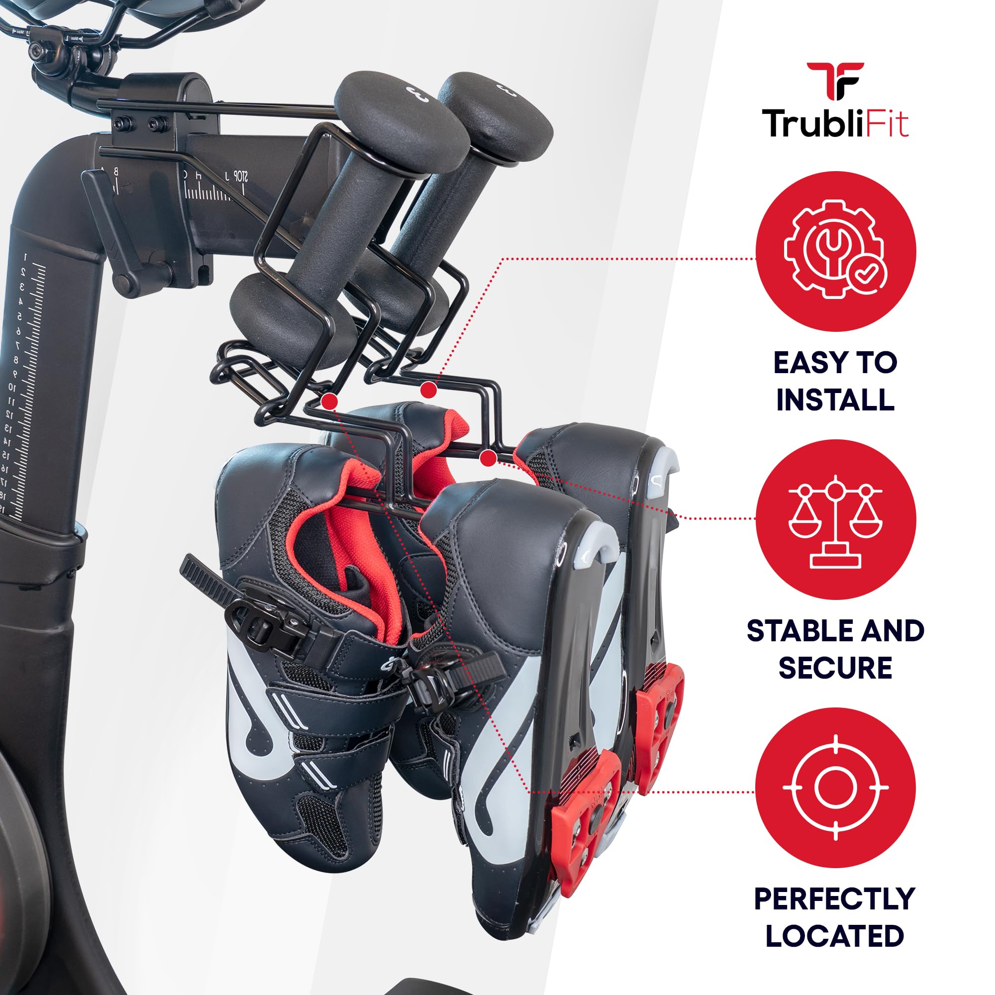 Peloton Phone Holder TrublifFit Dual Function Toe Cages - Ride With ...