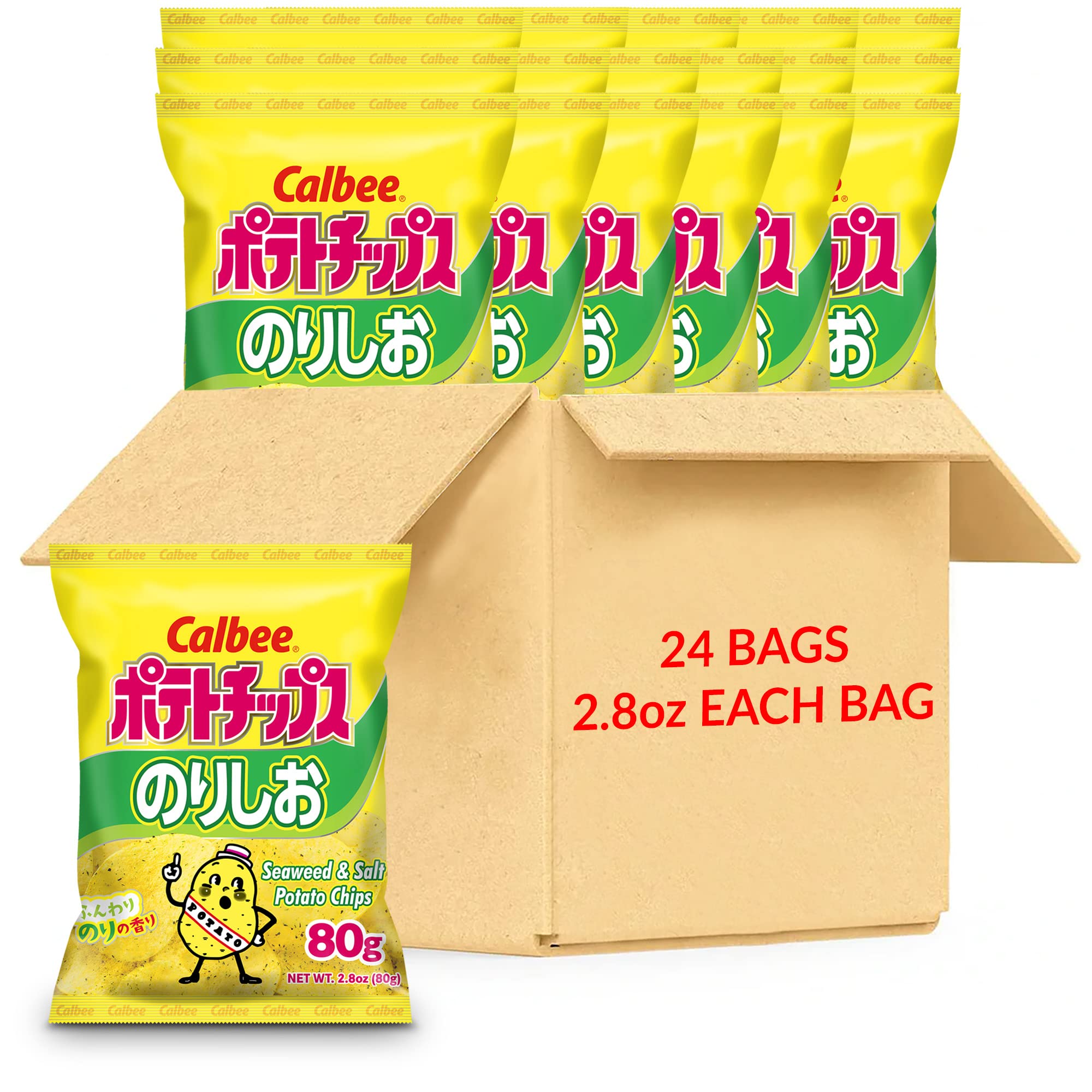 Buy Calbee Potato Chips (Seaweed & Salt, 2.8 oz) | Taste The Tradition ...