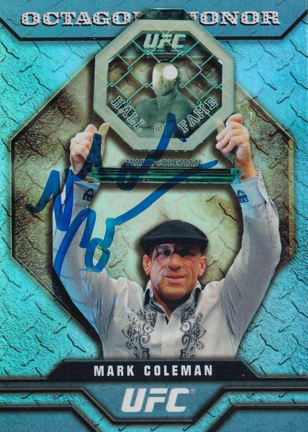 Mark Coleman Signed 2009 Topps UFC Octagon of Honor Rookie Card #OOH-5 ...