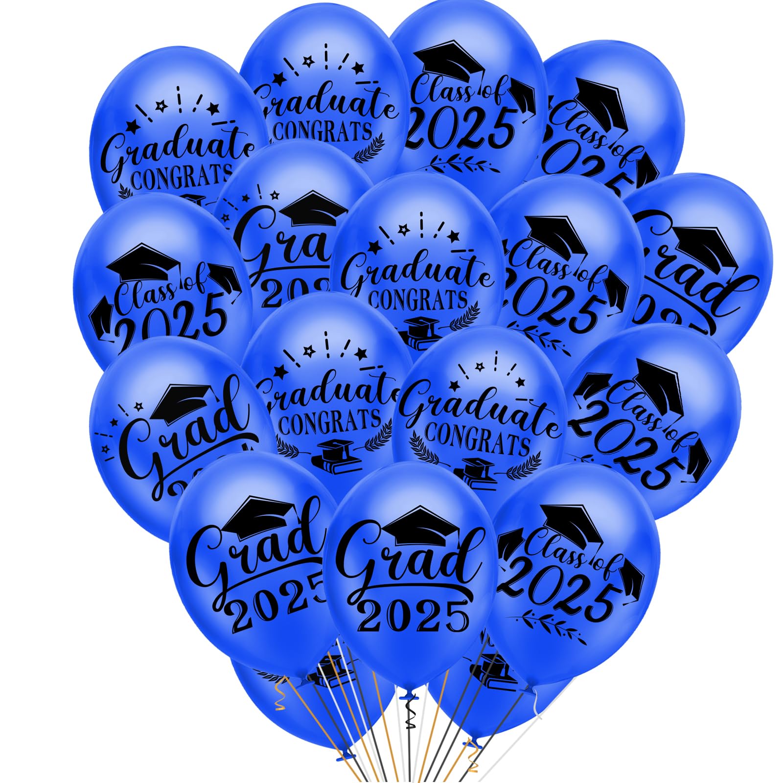 Snapklik.com : 18Pcs Graduation Balloons, Class Of 2025 Congrats ...