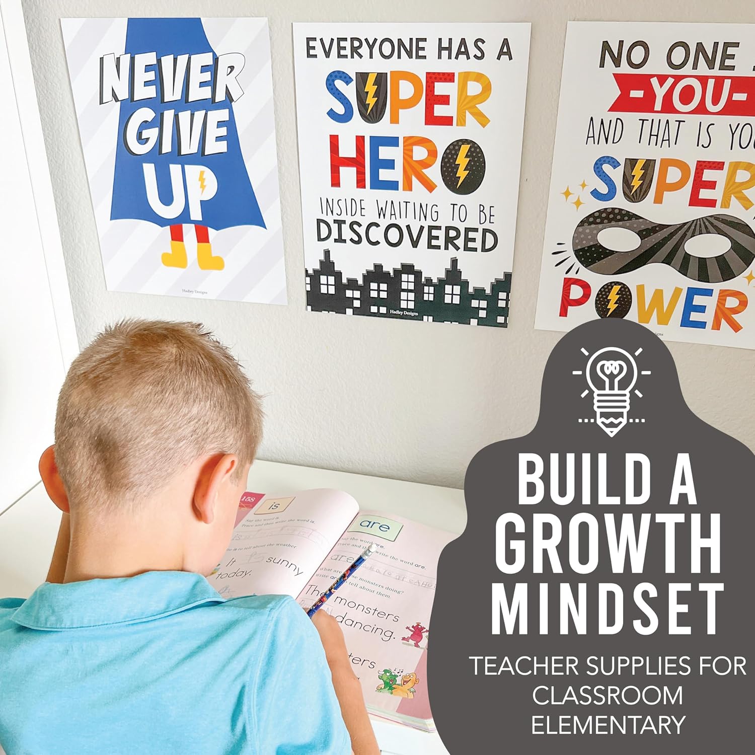 Hadley Designs 9 Superhero Classroom Decor Signs - Bahrain | Ubuy