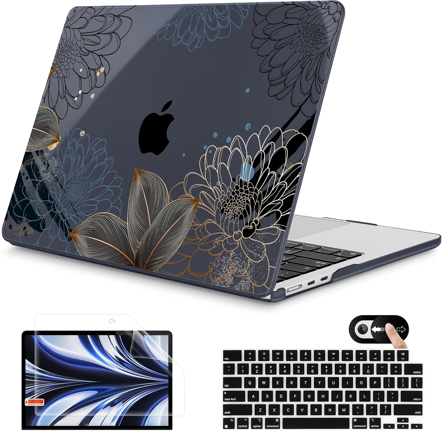Amazon.com: Mektron for 2025 M4 MacBook Air 13.6 Inch A3240 Case Fits ...