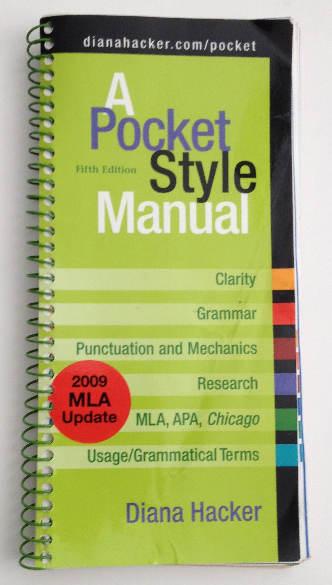 Amazon.com: A Pocket Style Manual, Fifth Edition: 9780312664800: Hacker ...
