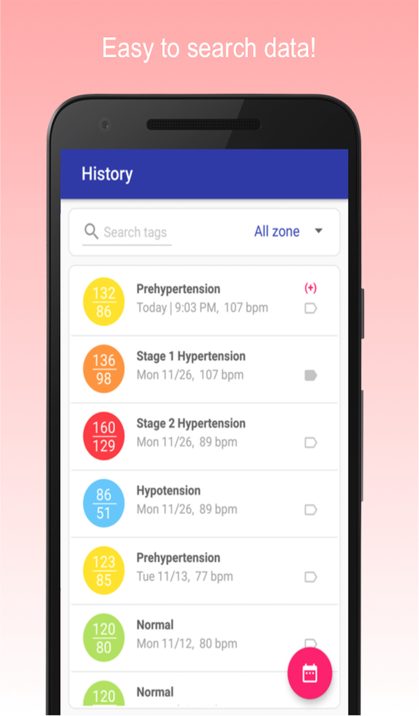 Blood Pressure Journal - App on Amazon Appstore