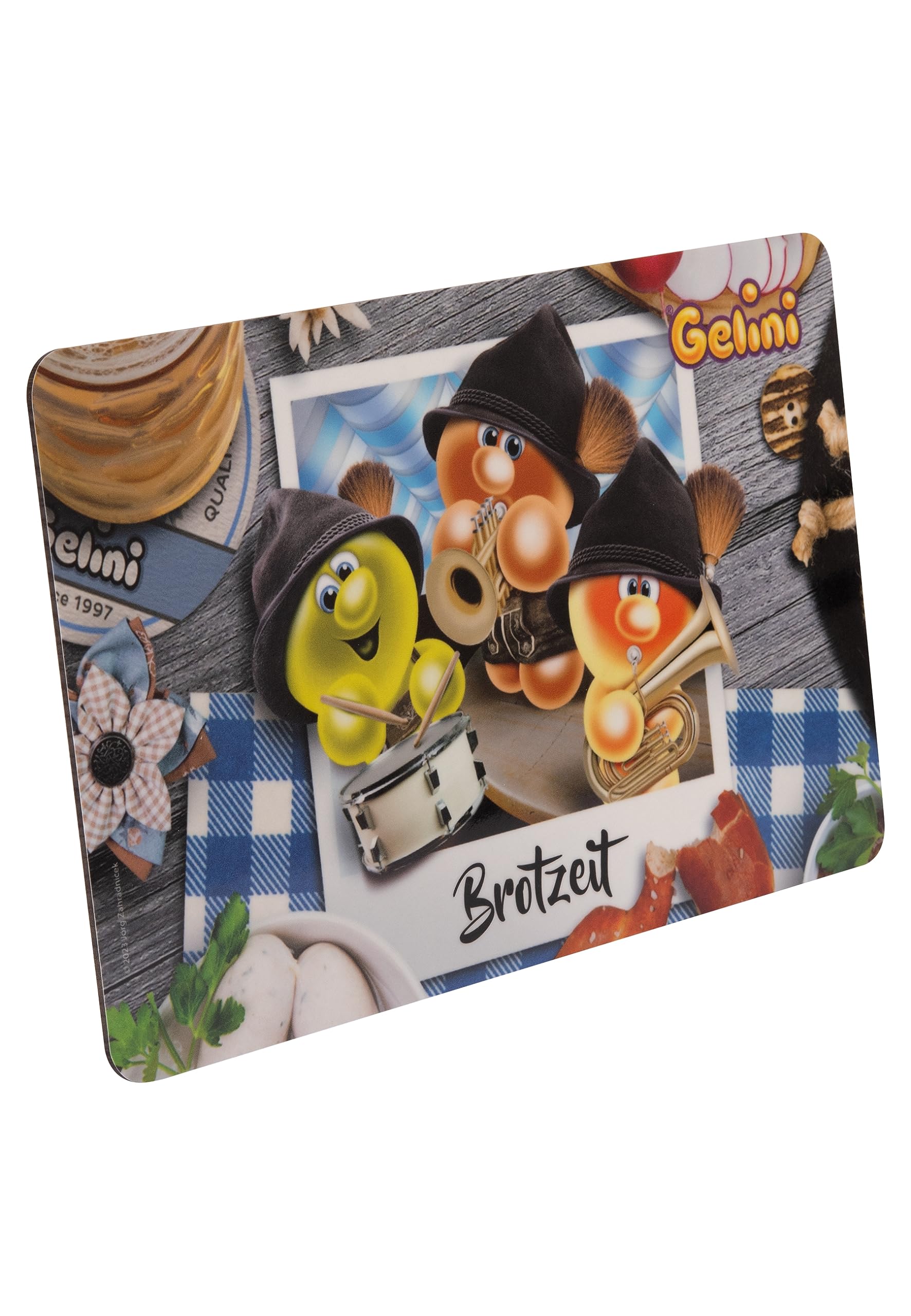 Gelini Breakfast Board / Chopping Board Made of Formica, Multicoloured ...