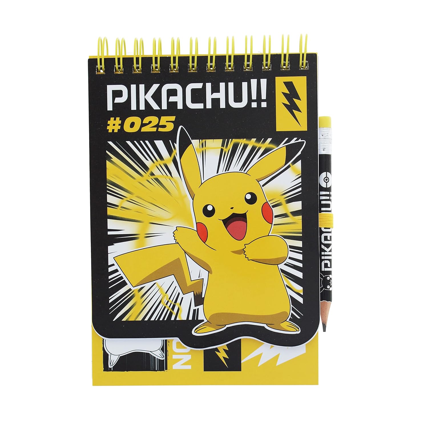 Blueprint Collections Pokemon Notebook & Pencil | Pikachu A6 Notebook ...