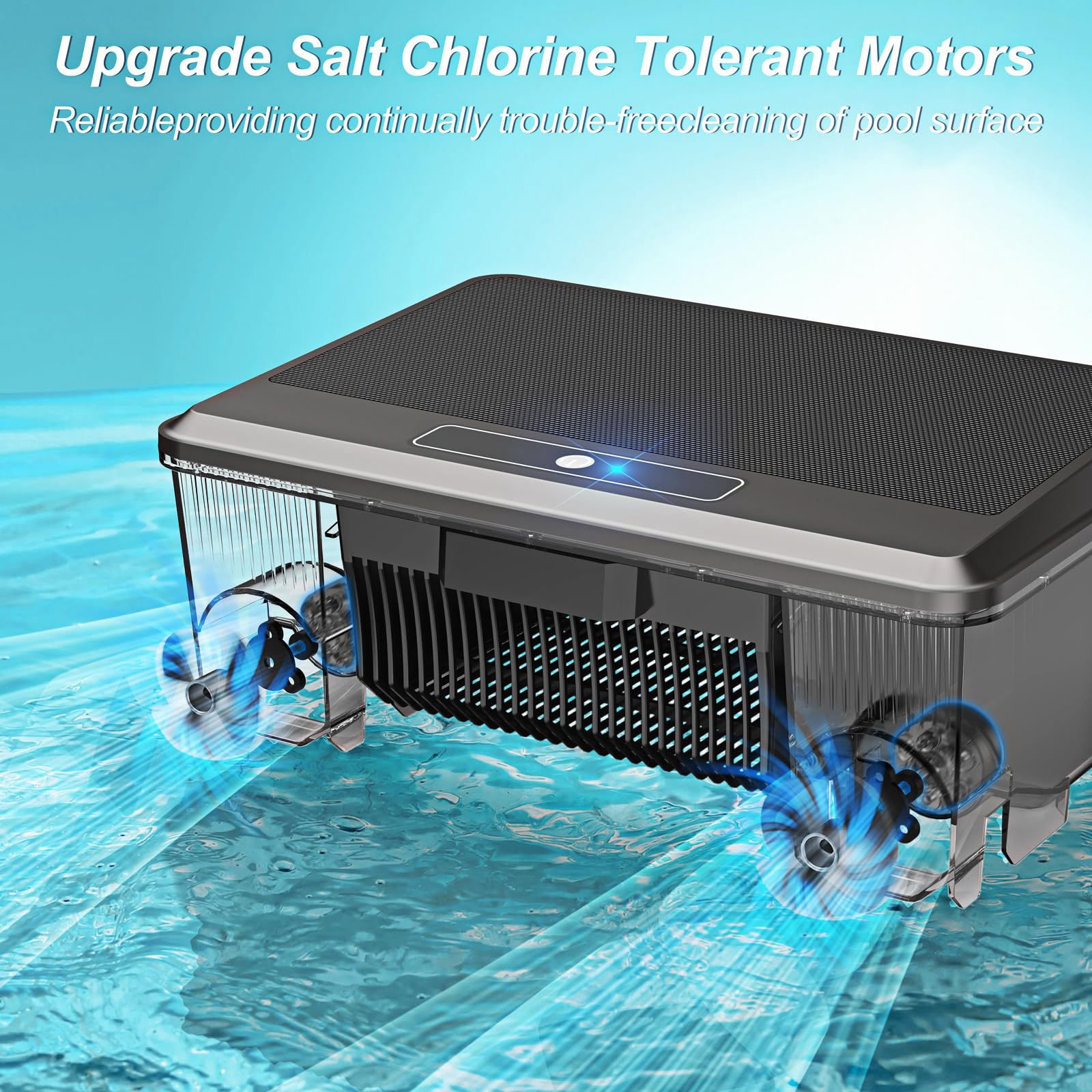 Snapklik.com : 2025 Upgraded Zigma Solar Powered Robotic Pool Skimmer ...