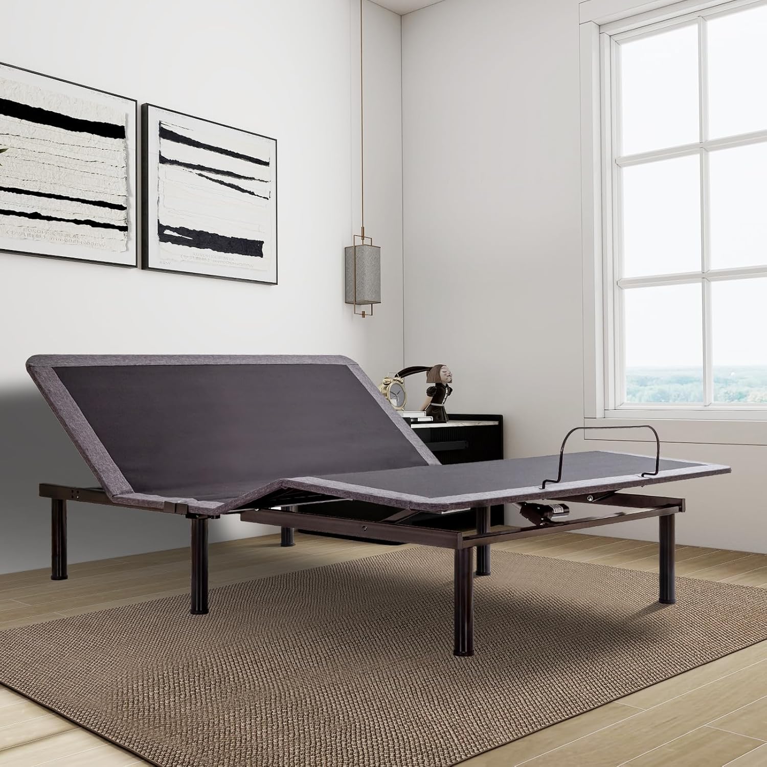 Amazon.com: Maxspeed Adjustable Bed Frame Twin XL,Multiple Functional ...