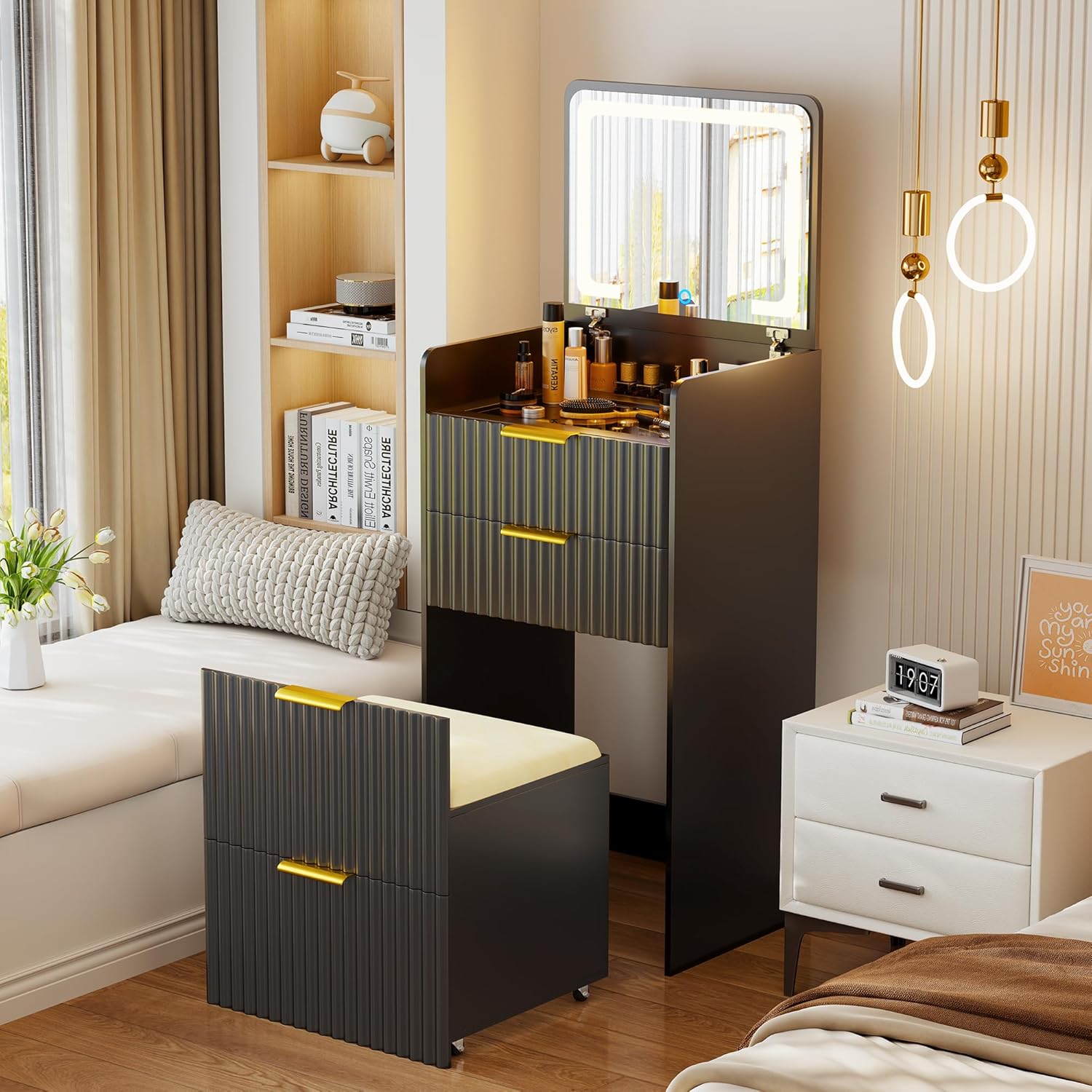 Lvifur Dressing Table with LED Mirror LED Dressing Philippines | Ubuy