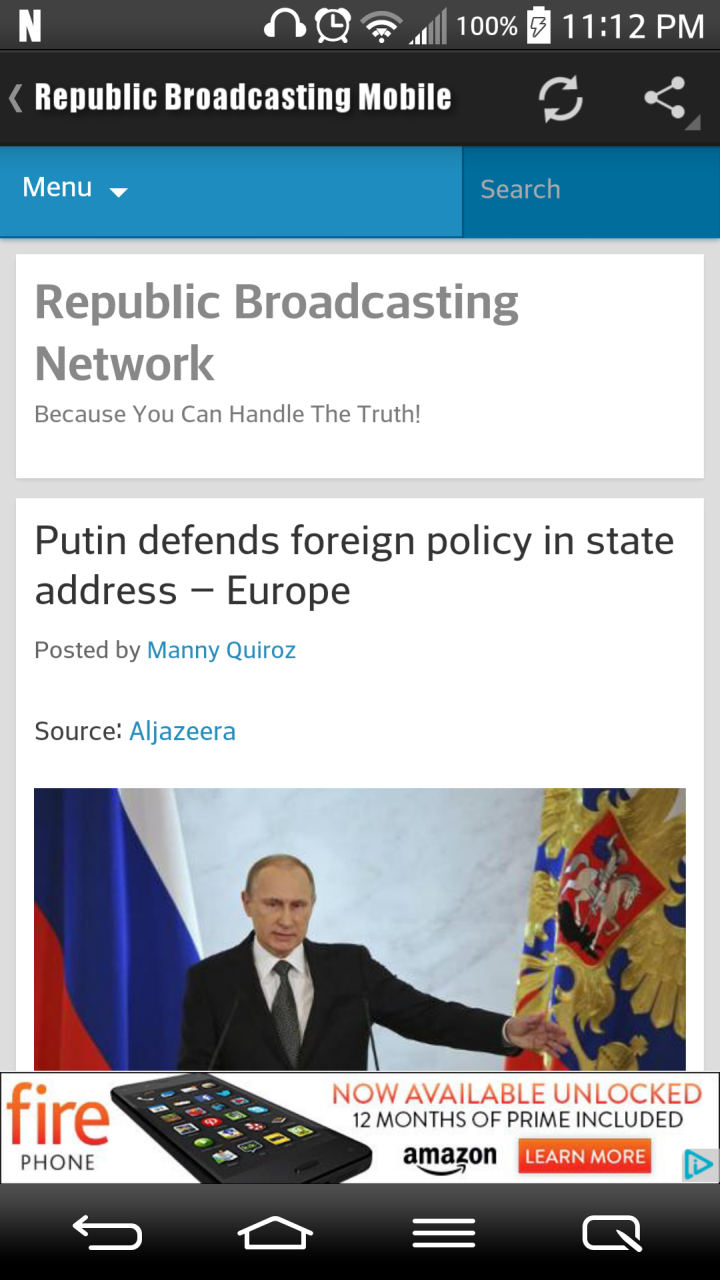 Republic Broadcasting Mobile:Amazon.com:Appstore for Android