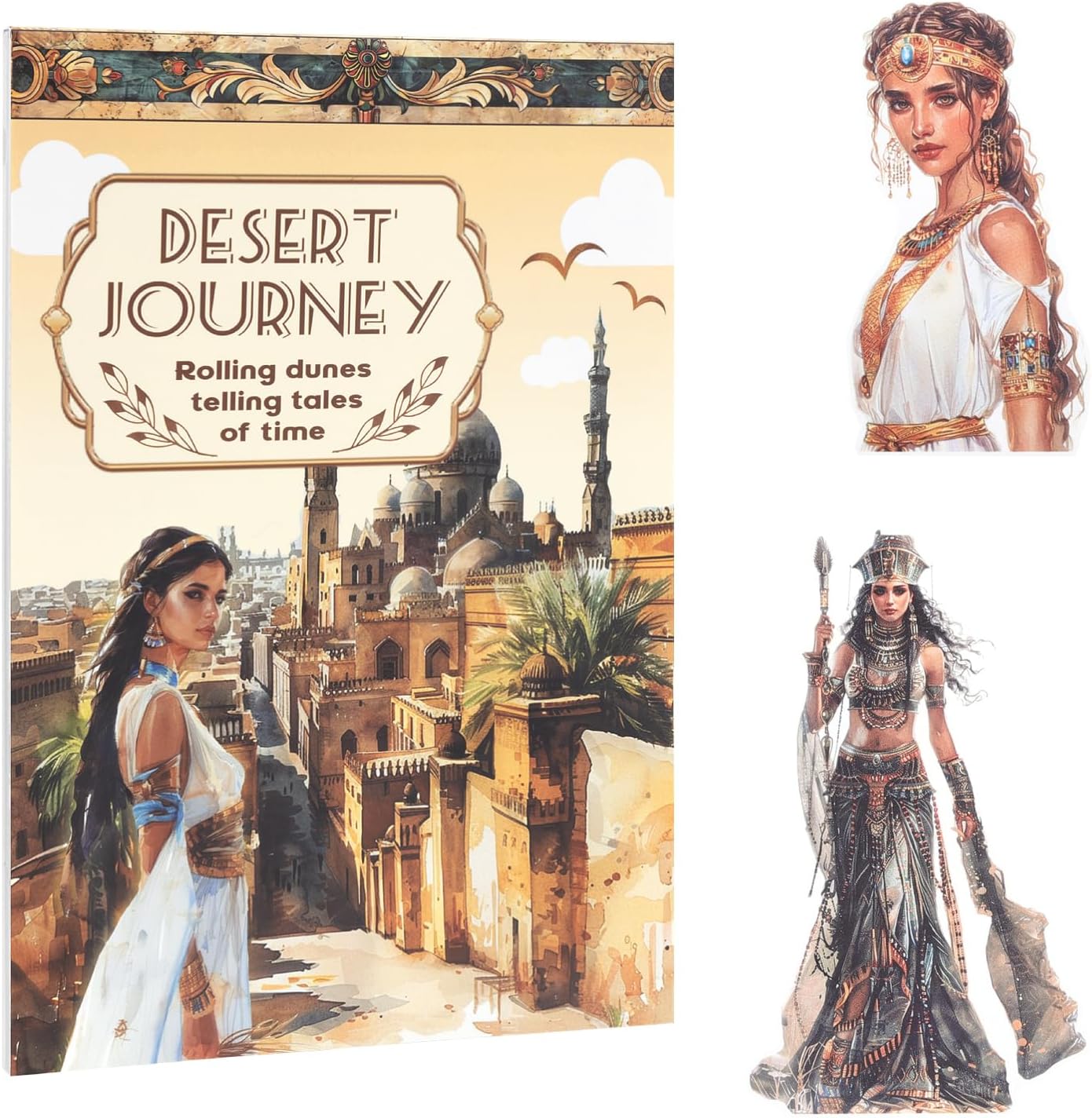 Amazon.com: Dizdkizd Egyptian Vacation Stickers for Scrapbooking, 182 ...