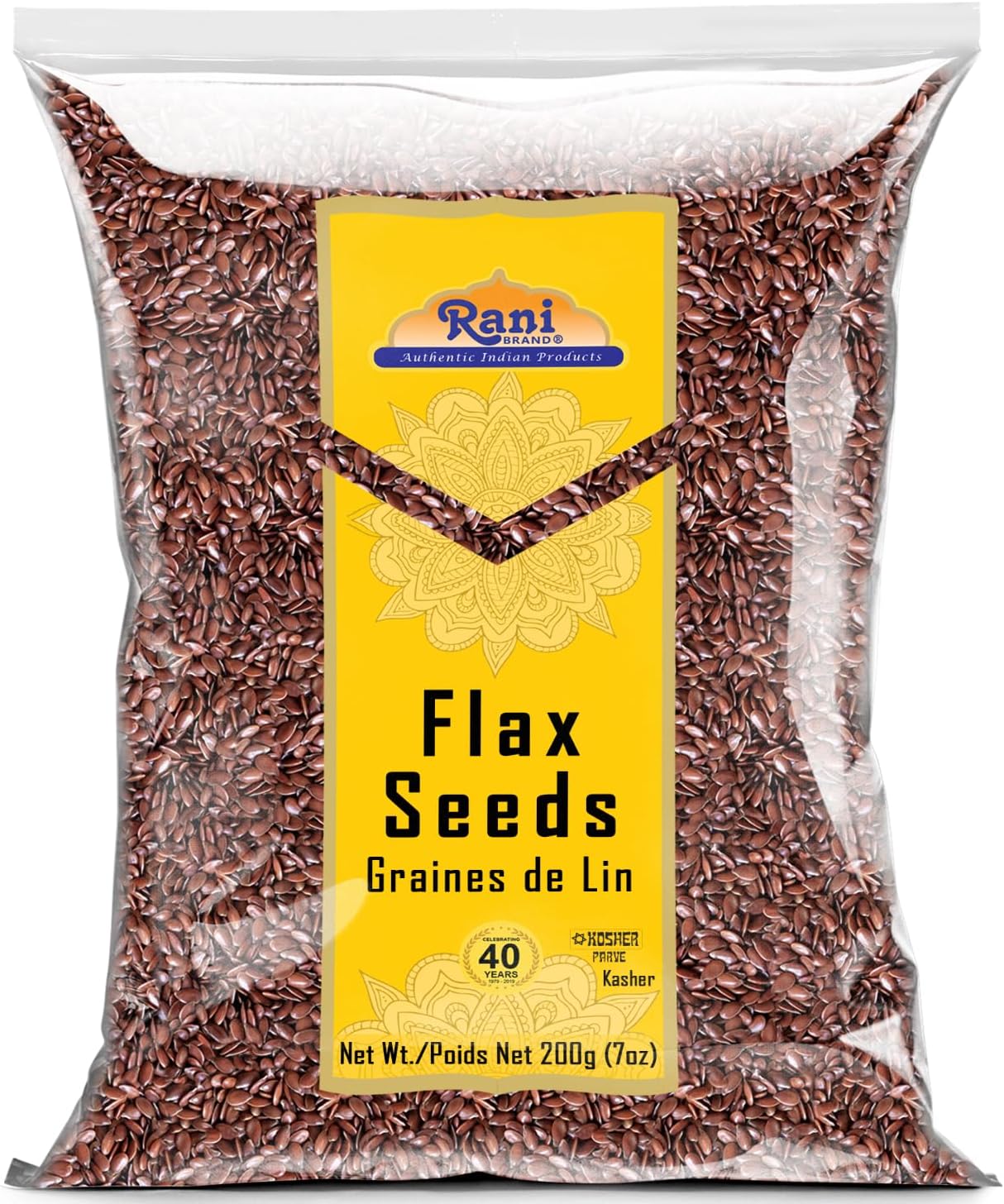 Rani Flax Seeds Whole Raw (Alsi, Linum usitatissimum) 7oz (200g) ~ All ...