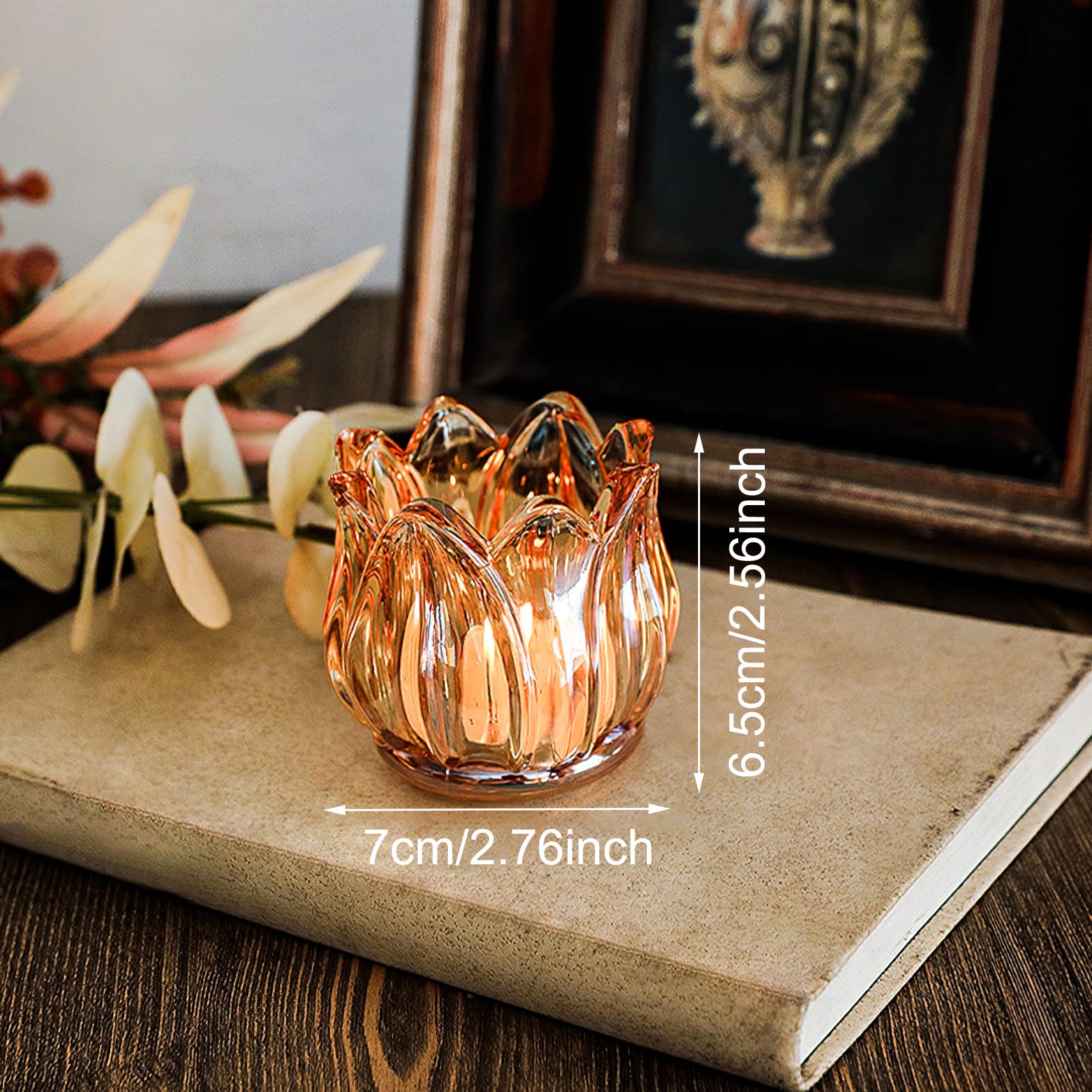 Mini Candle Holders 1PC Simple And Modern Square Glass Candle Holders ...