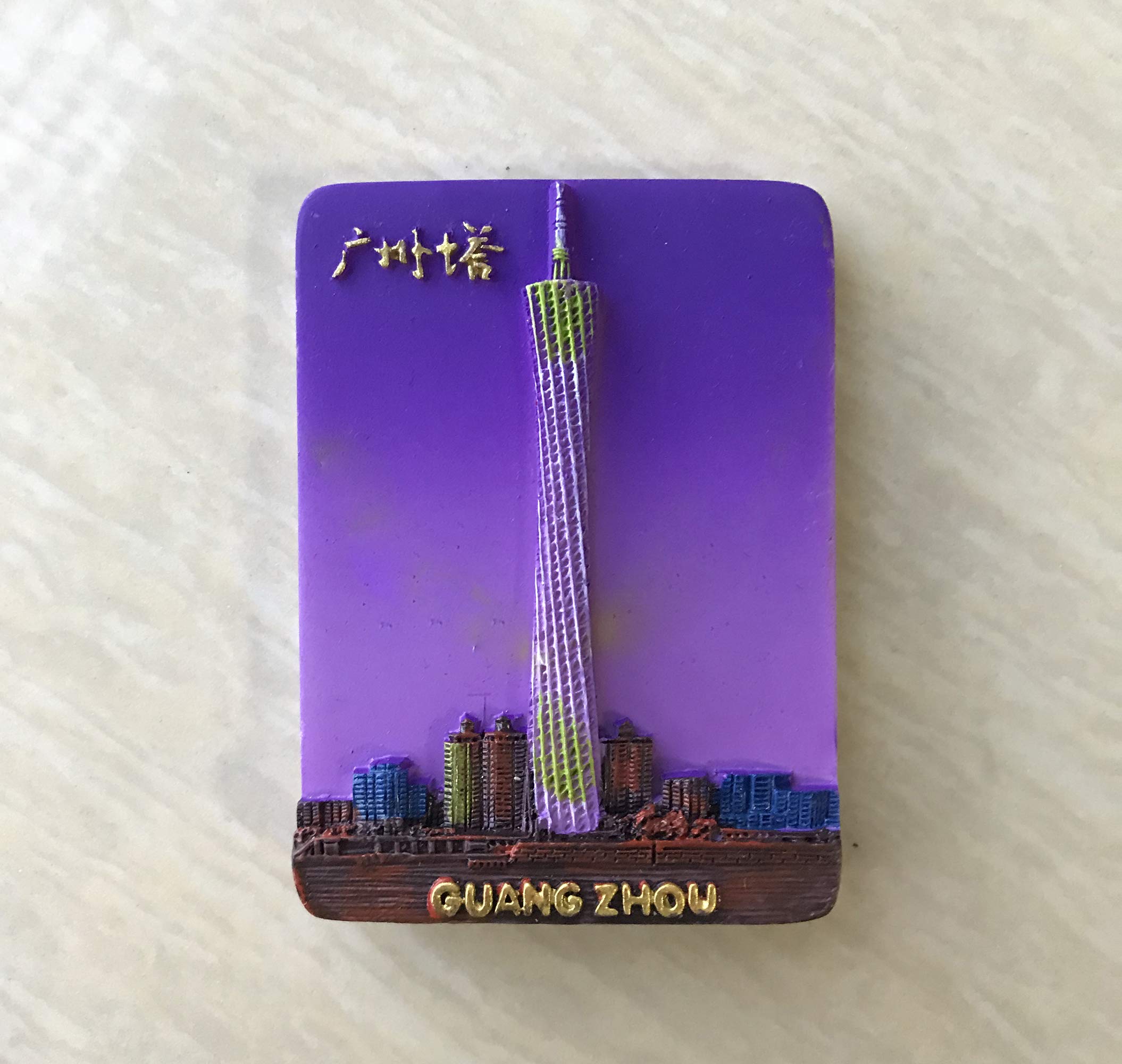 The Bund Shanghai China Fridge Magnet 3D Crystal Glass...